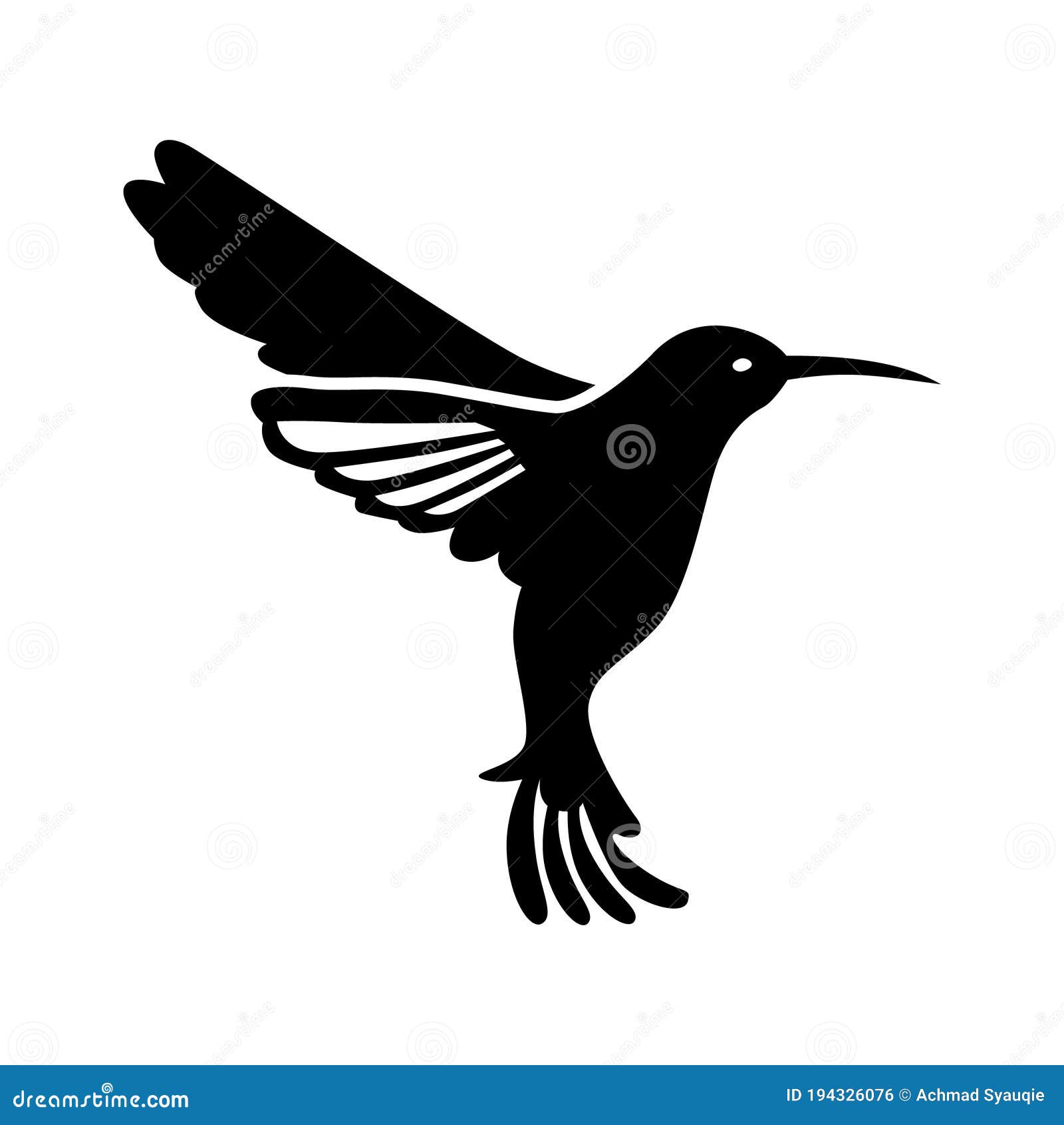 Hummingbird Silhouette Clip Art