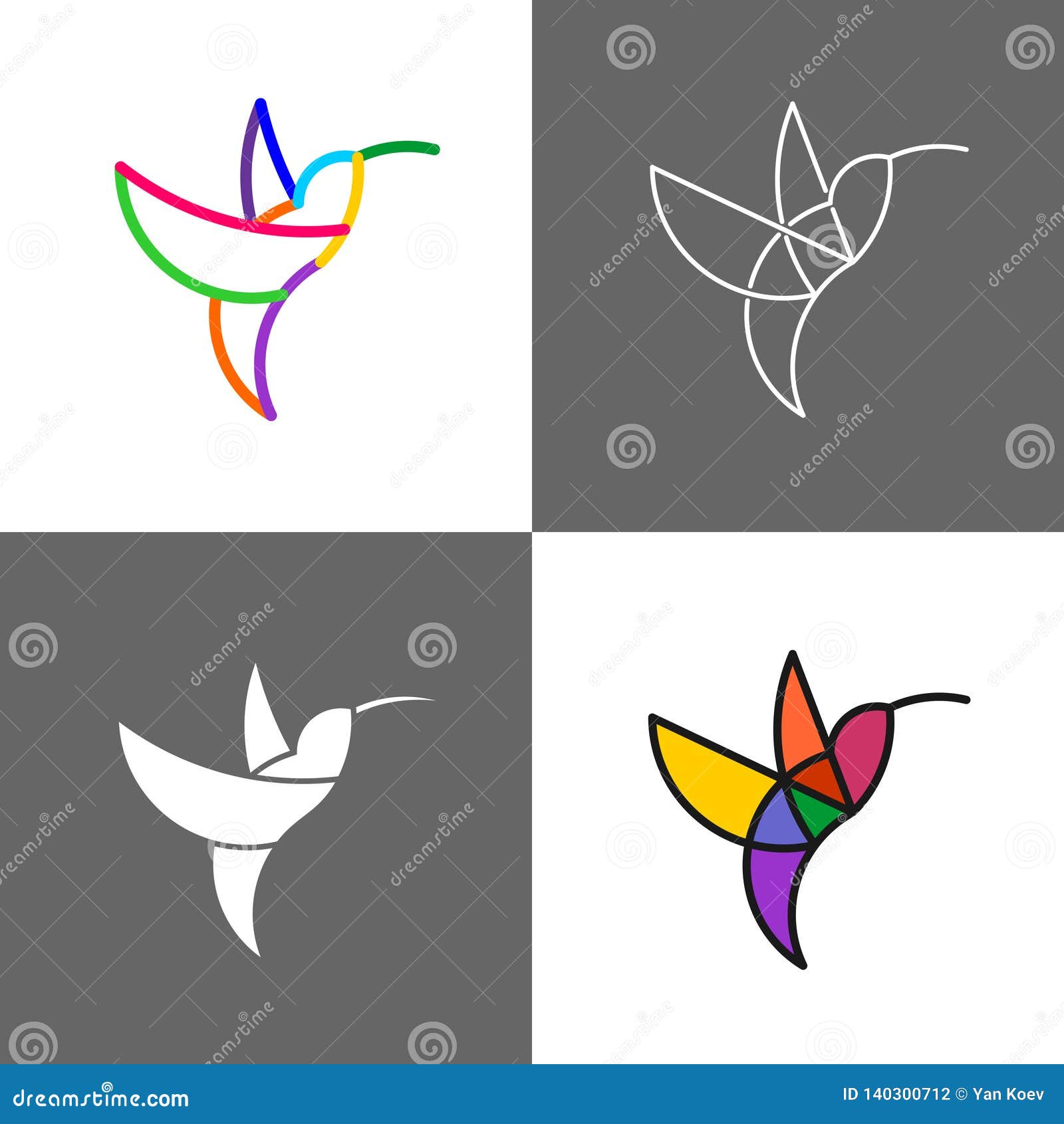 Rainbow Eye Logo. Vector Illustration | CartoonDealer.com #92471004