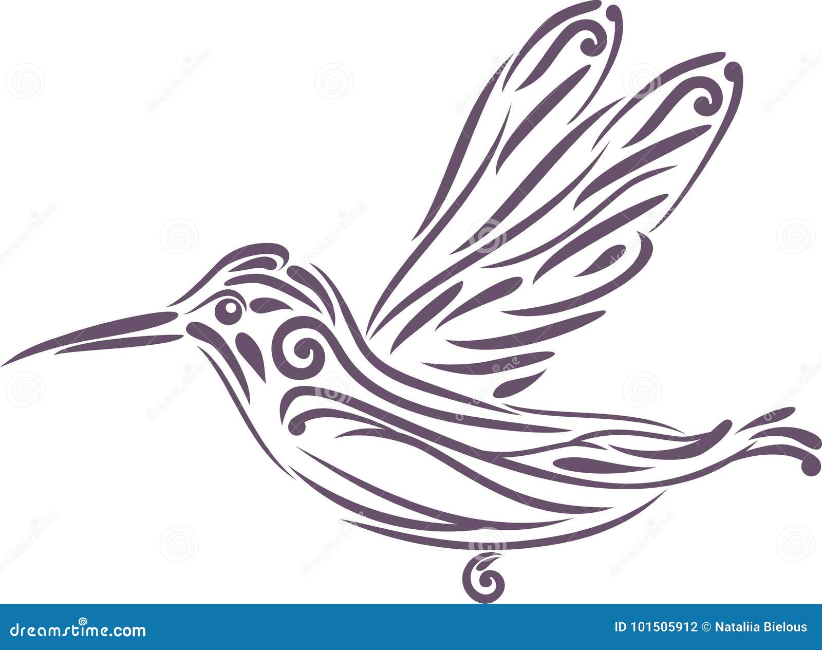 Hummingbird. Icon for Logo Design Stock Vector - Illustration of ...