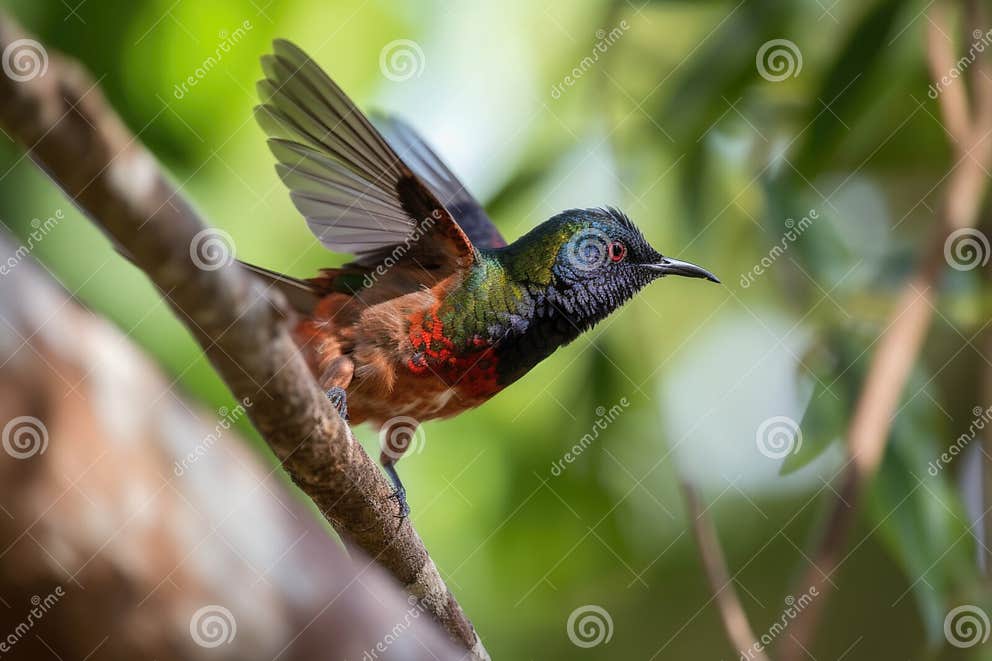 Hummingbird Learning To Hover and Fly Backwards, Preparing for Its ...