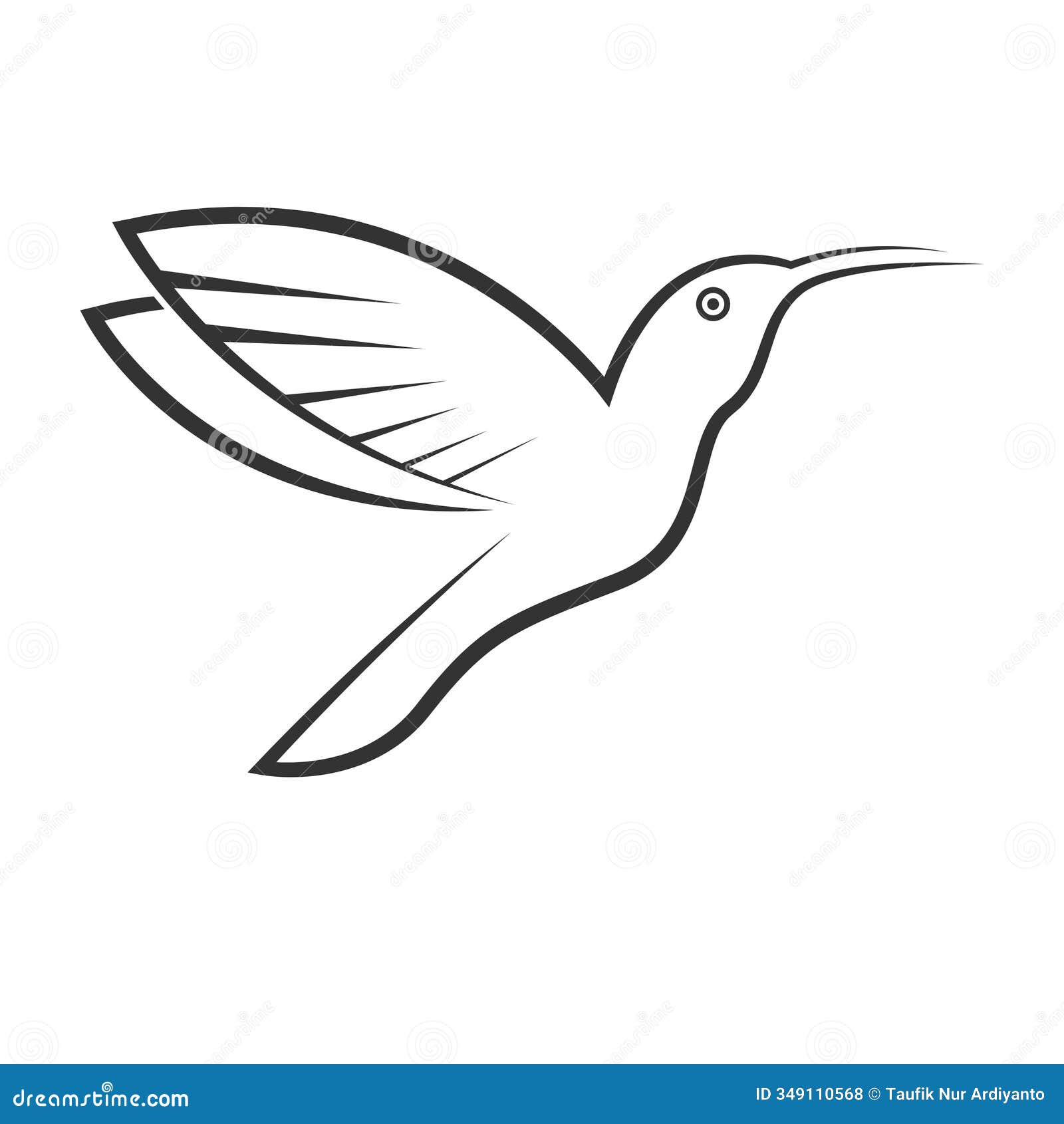 Hummingbird Logo Icon Design Stock Vector - Illustration of flower ...