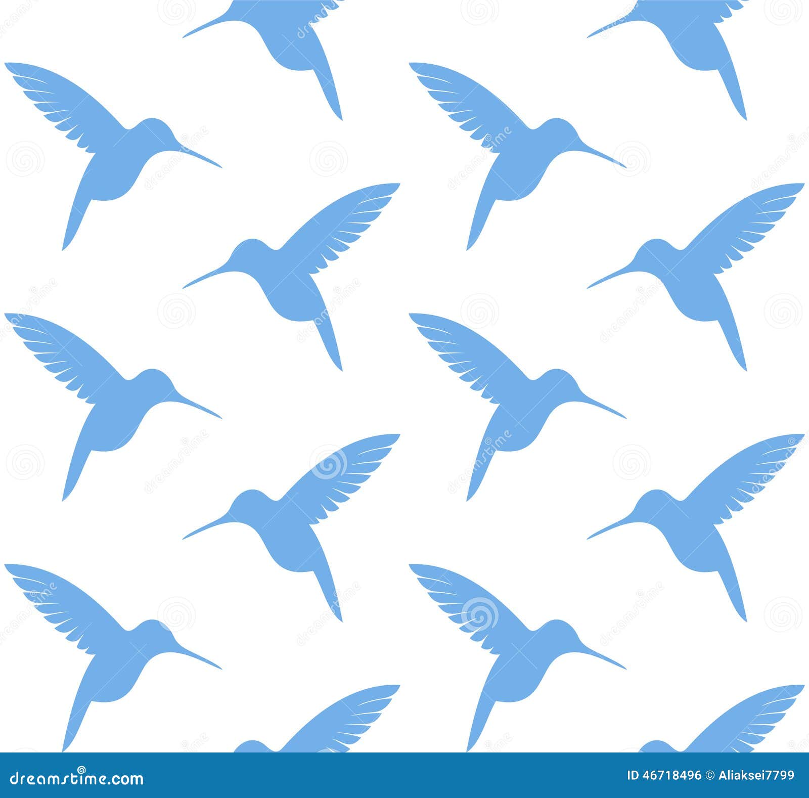 Hummingbird. Pattern stock vector. Illustration of australia - 46718496