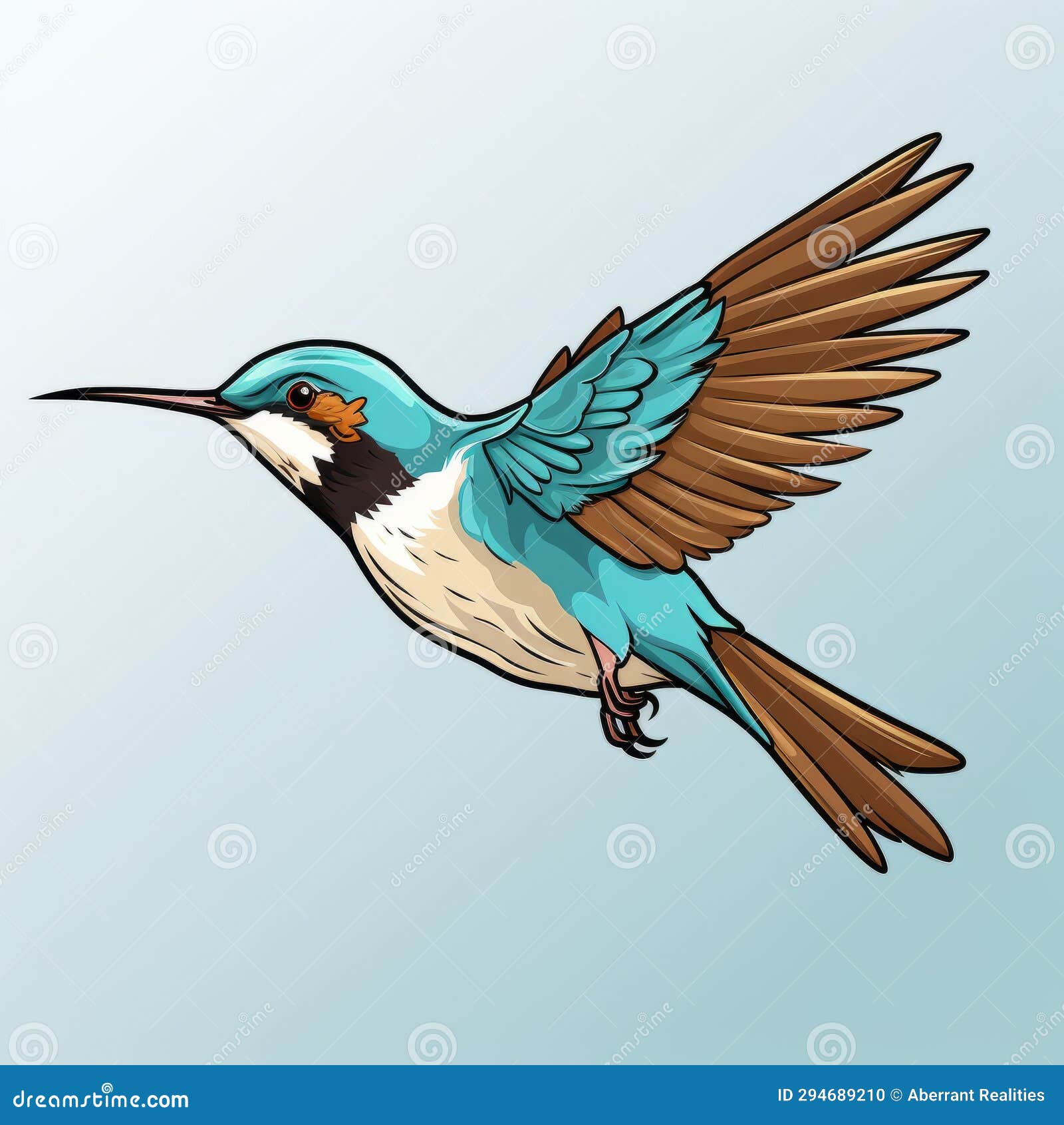 Hummingbird Vector Illustration Stock Illustration - Illustration of ...