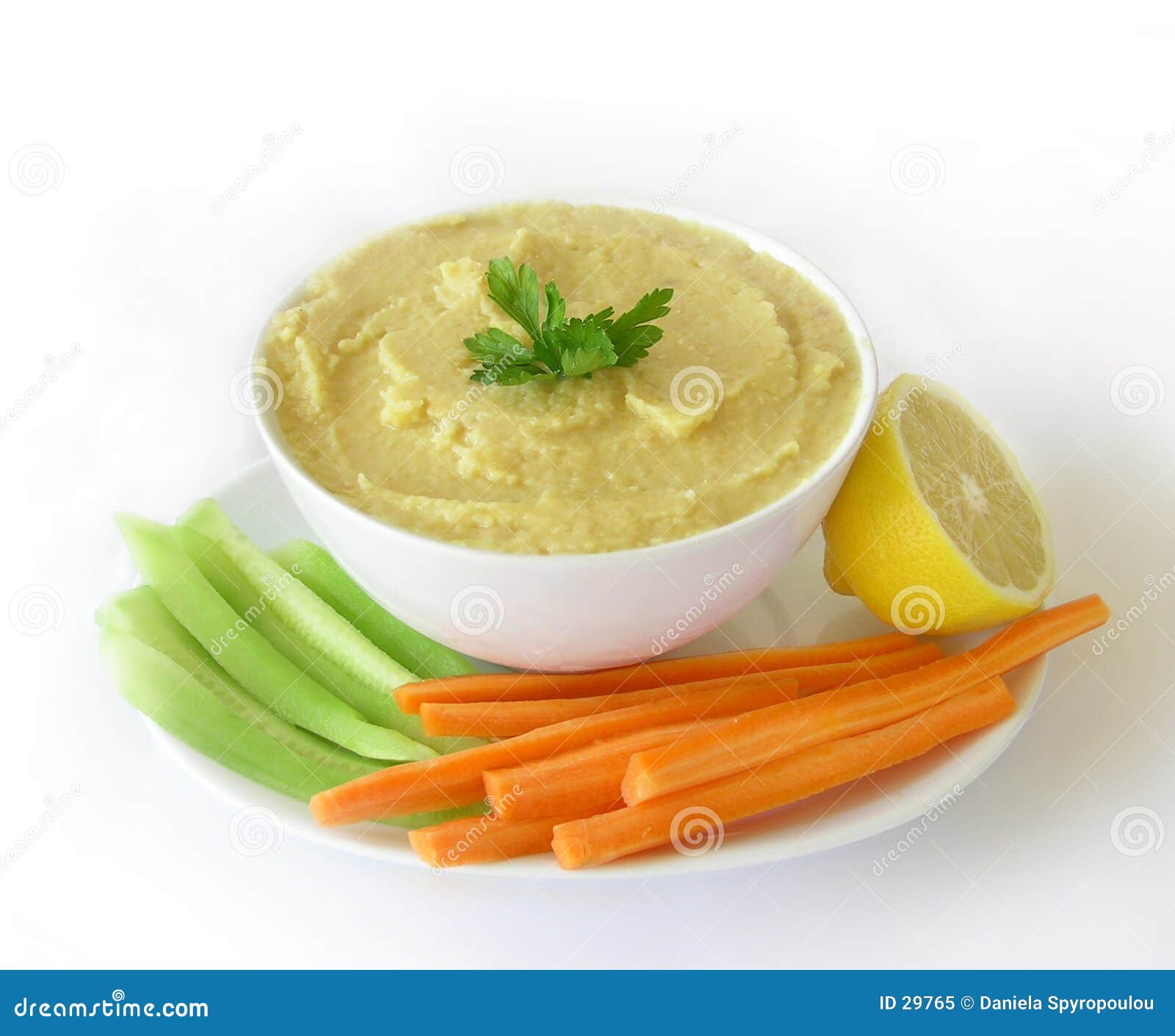 Hummus stock image. Image of greek, dishes, houmus, lemon - 29765