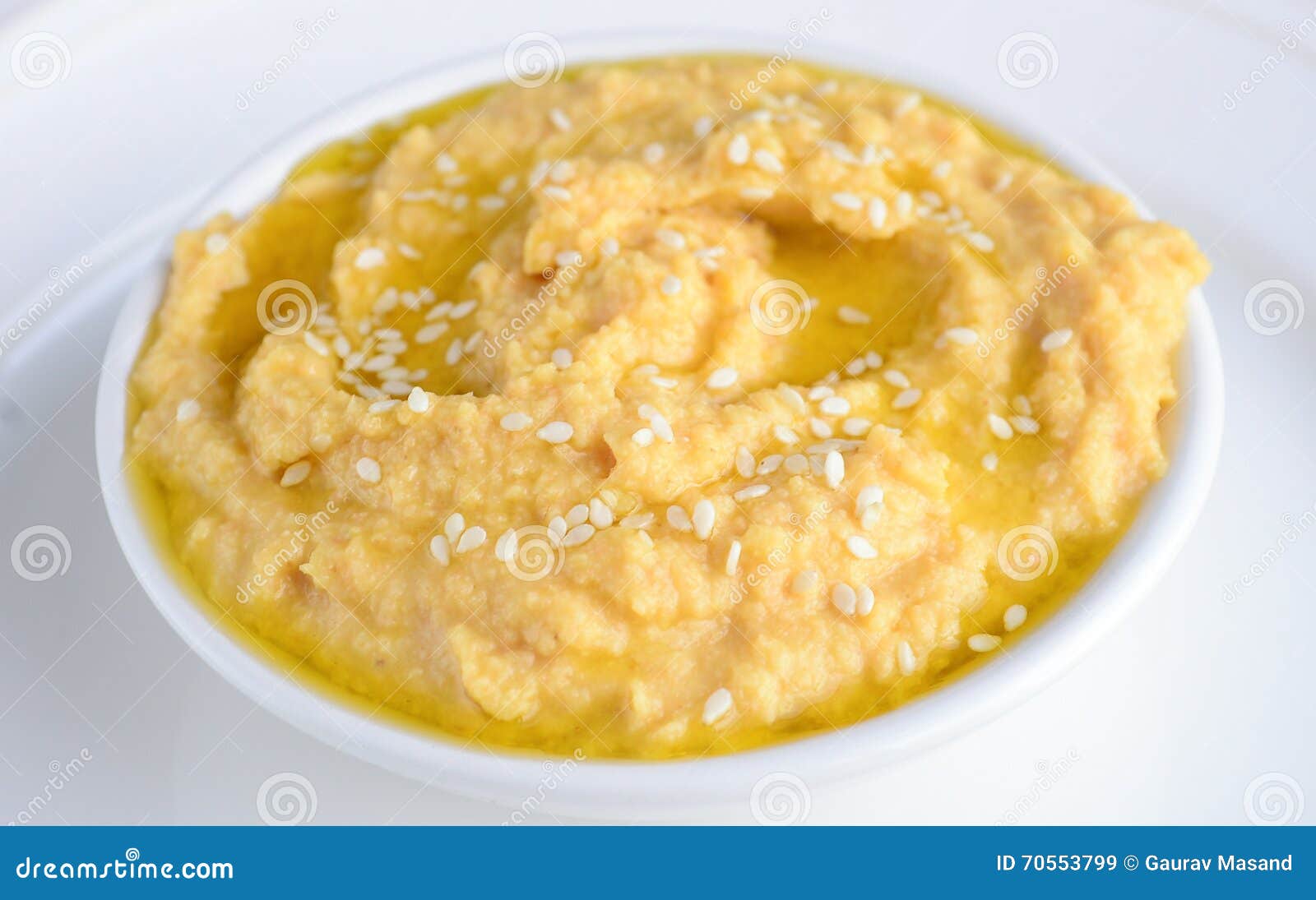 Hummus stock image. Image of mediterranian, salsa, sesame - 70553799