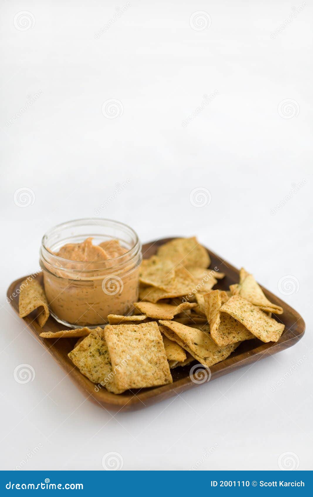 Hummus and Chips stock photo. Image of food, bread, flavour - 2001110