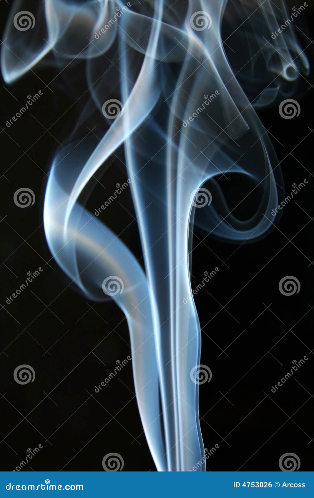 Humo foto de archivo. Imagen de insubstancial, aromaterapia - 4753026