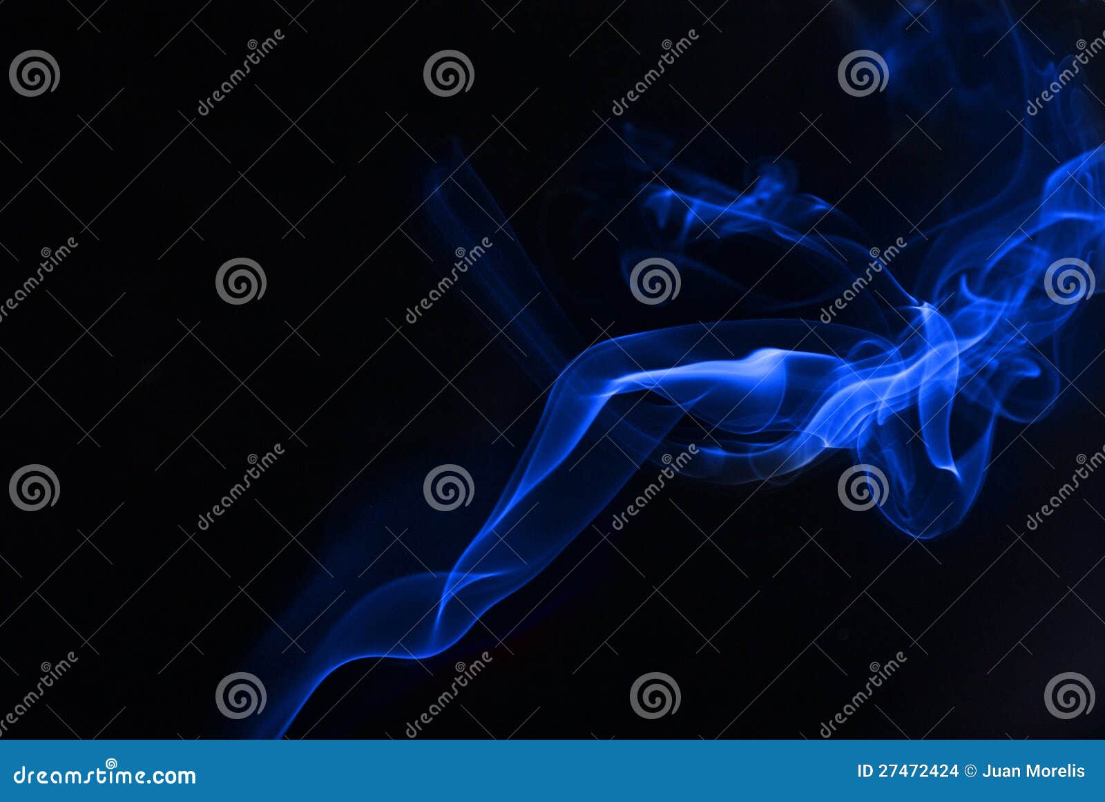 Humo azul foto de archivo. Imagen de elemento, liso, humo - 27472424