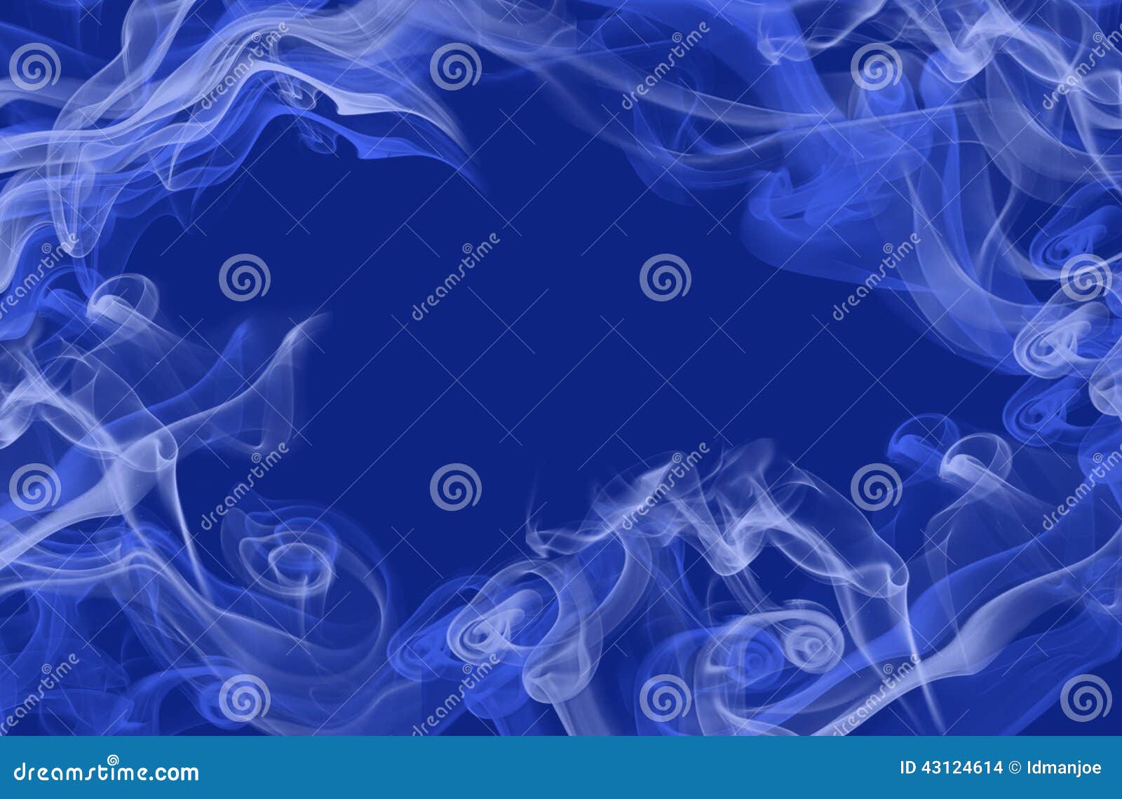 Humo azul stock de ilustración. Ilustración de efecto - 43124614