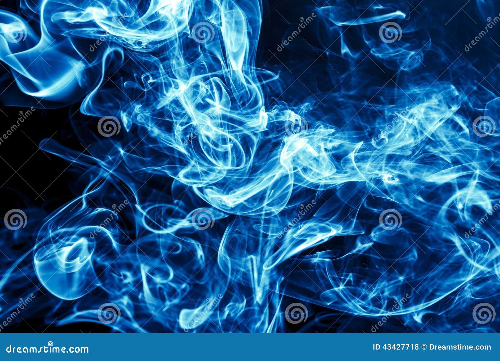 Humo azul foto de archivo. Imagen de onda, turquesa, wallpaper - 43427718