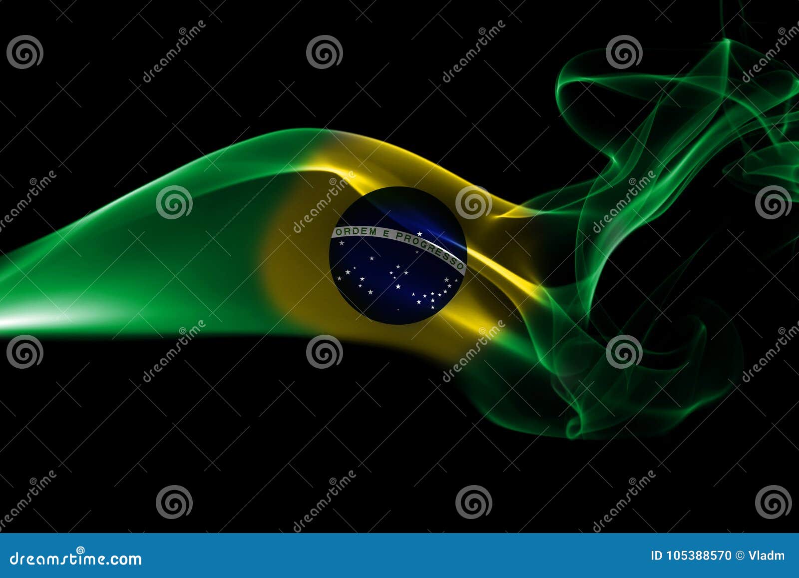 Humo De La Bandera Del Brasil Foto de archivo - Imagen de nuevo, sedoso ...