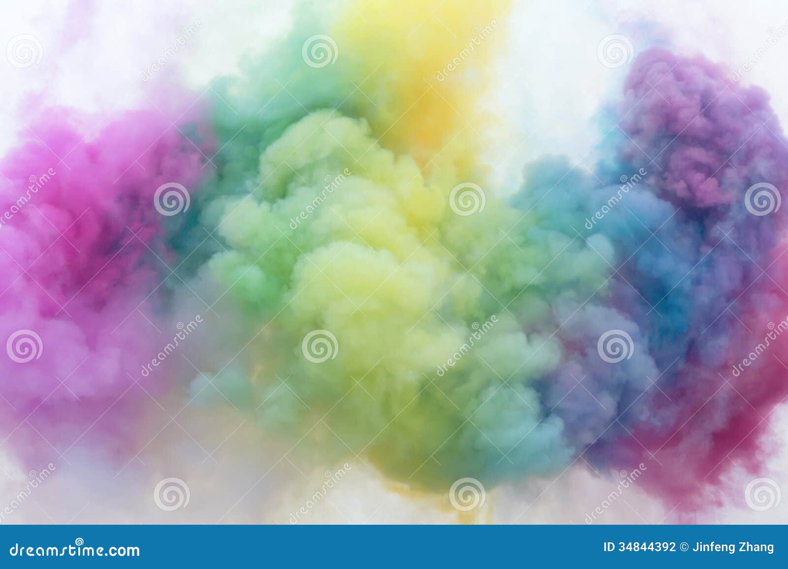 Humo del color foto de archivo. Imagen de niebla, esmog - 34844392