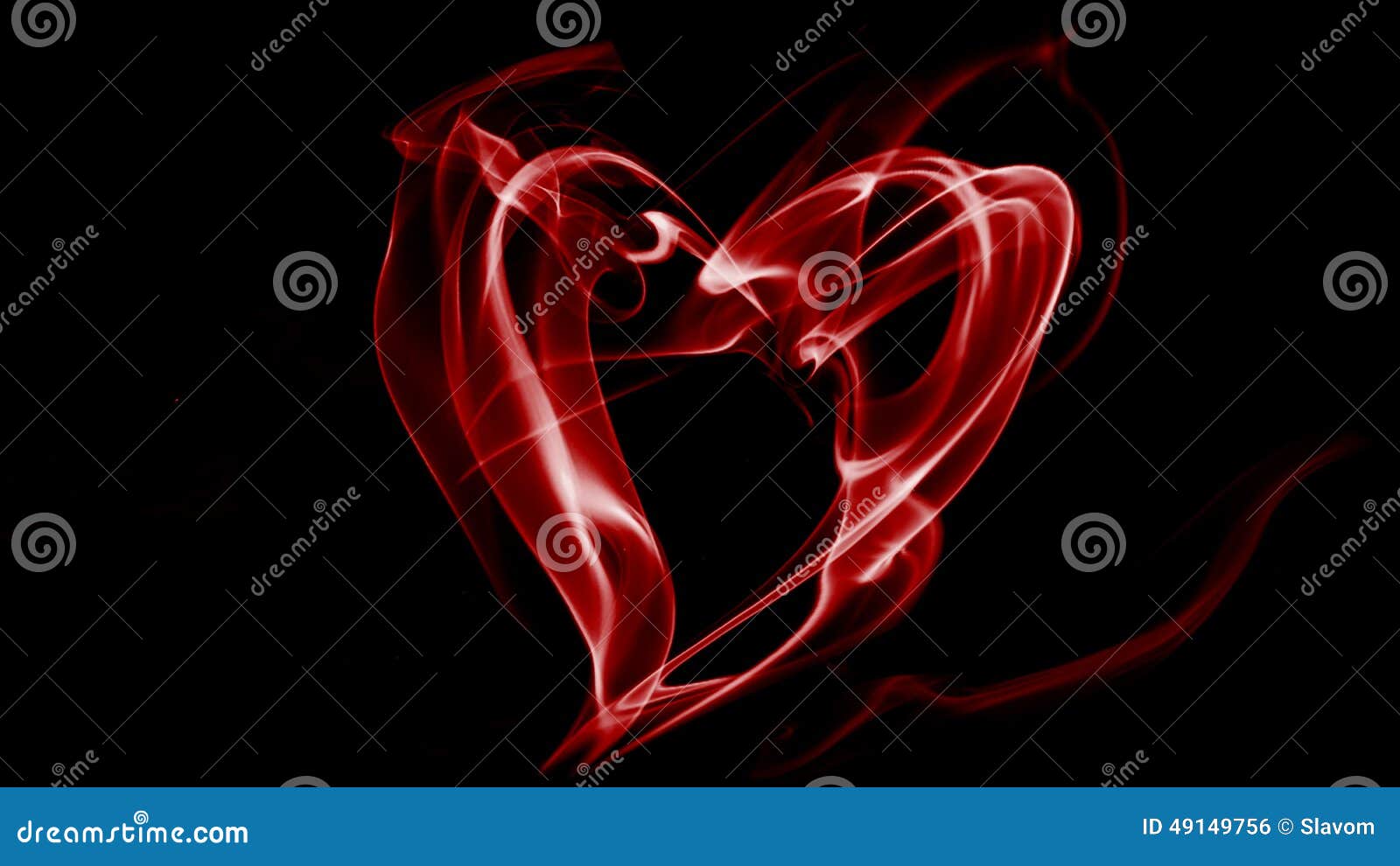 Humo del corazón foto de archivo. Imagen de concepto - 49149756