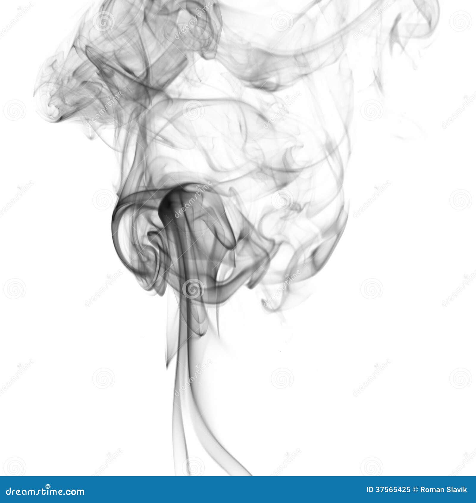 Humo Negro Aislado En Blanco Imagen de archivo - Imagen de negro, llama ...