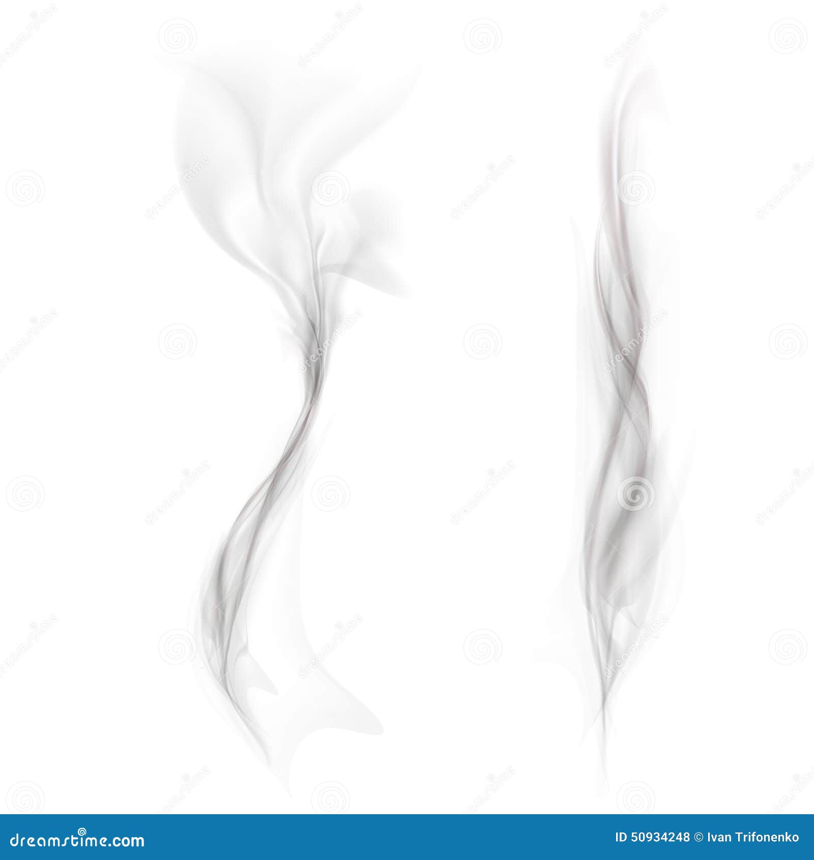 Humo negro del vector ilustración del vector. Ilustración de delicado ...