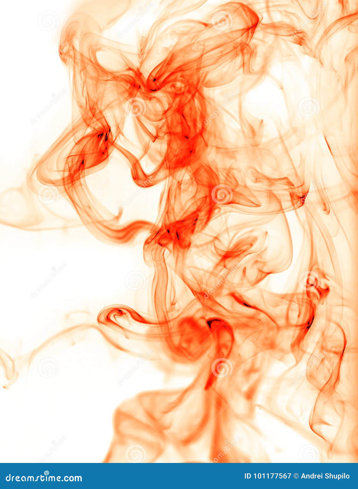 Humo Rojo En El Fondo Blanco Imagen de archivo - Imagen de forma ...