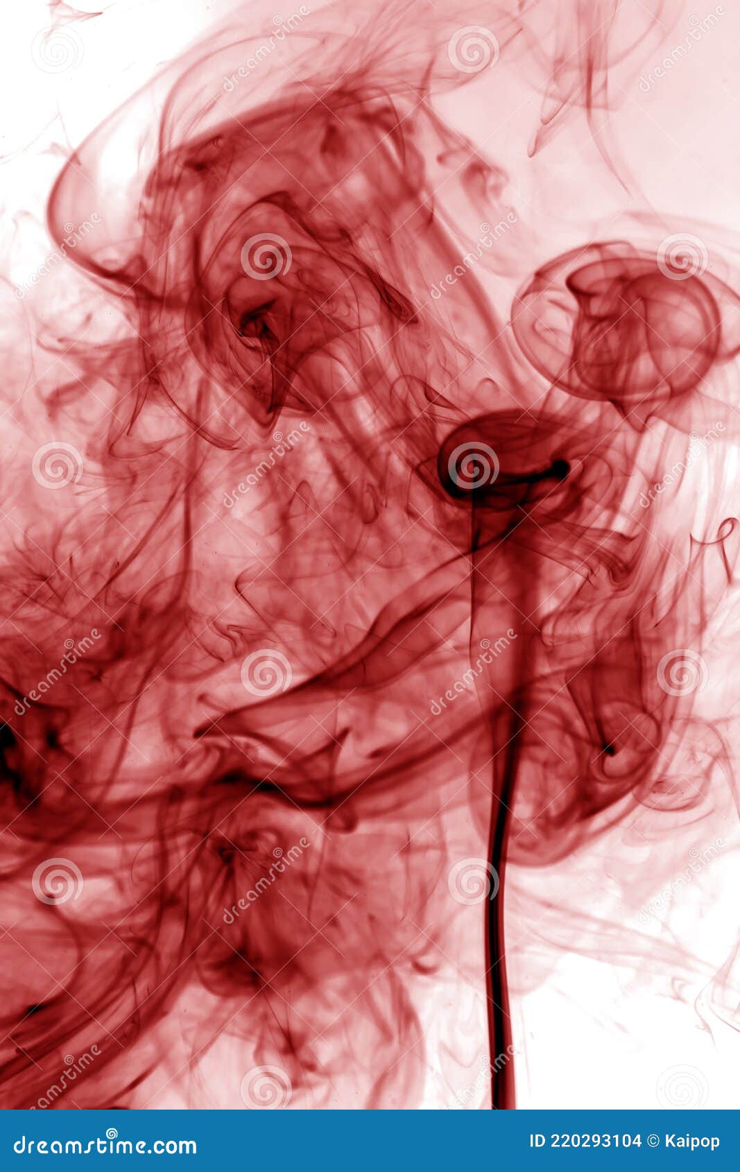 Humo Rojo Sobre Fondo Blanco. Foto de archivo - Imagen de espeluznante ...