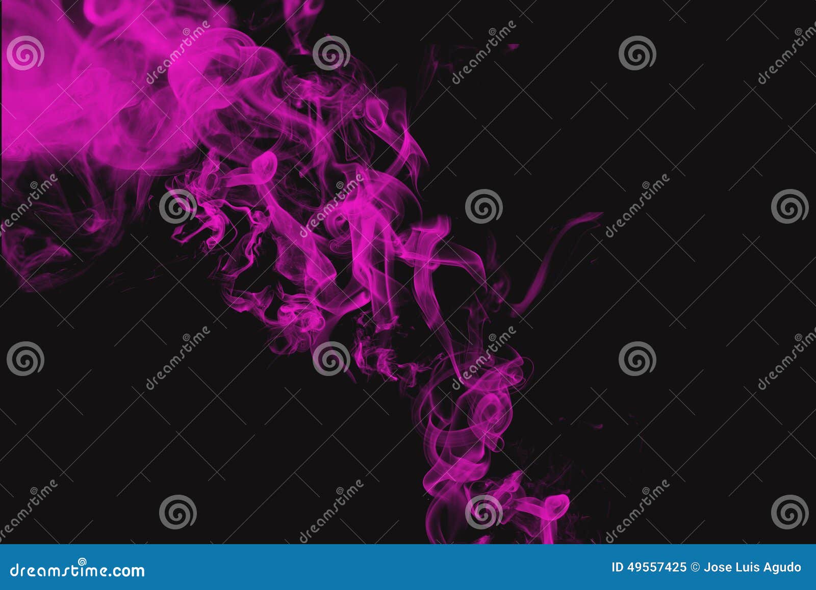 Humo rosado stock de ilustración. Ilustración de color - 49557425