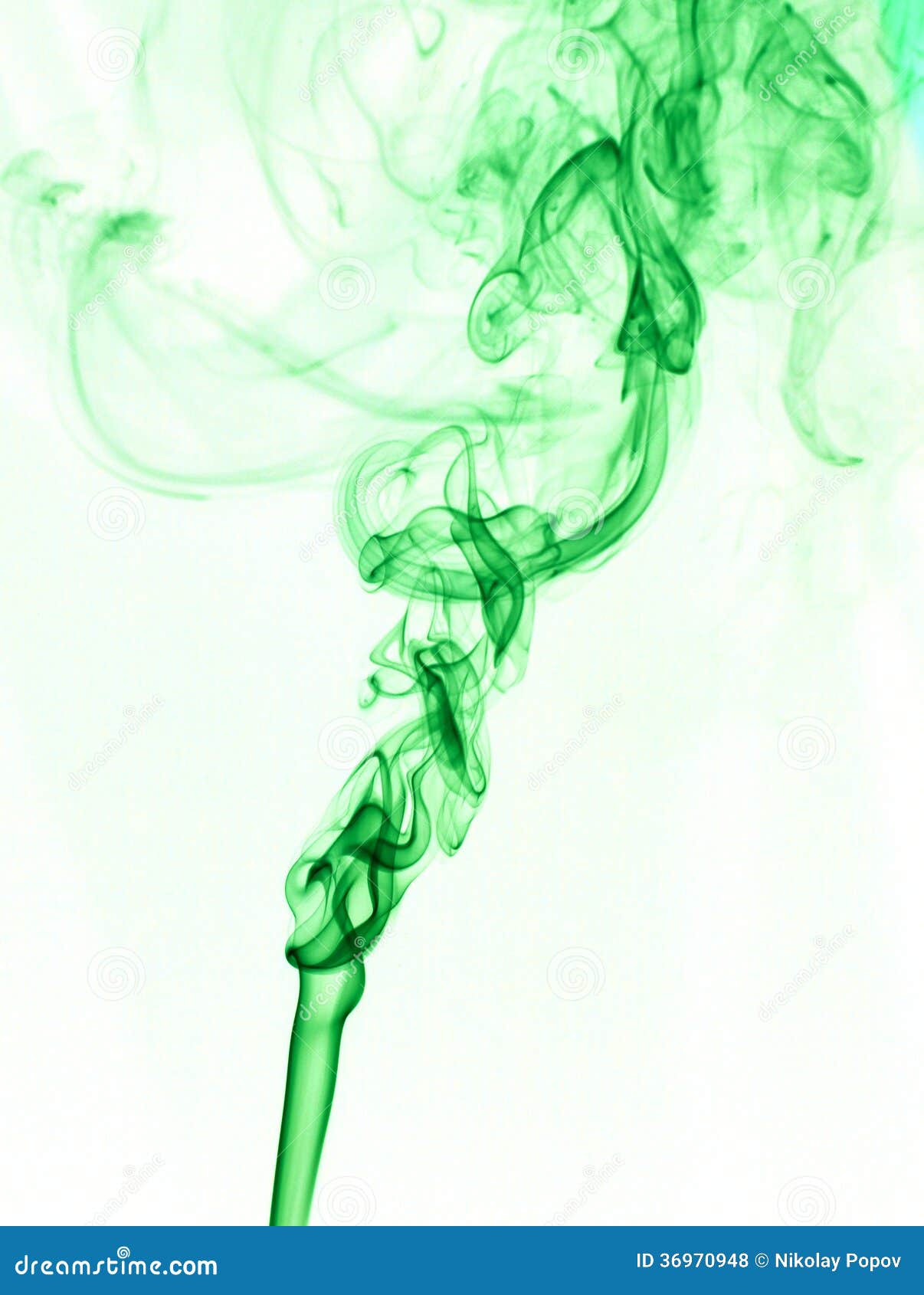 Humo verde. foto de archivo. Imagen de onda, nocivo, liso - 36970948