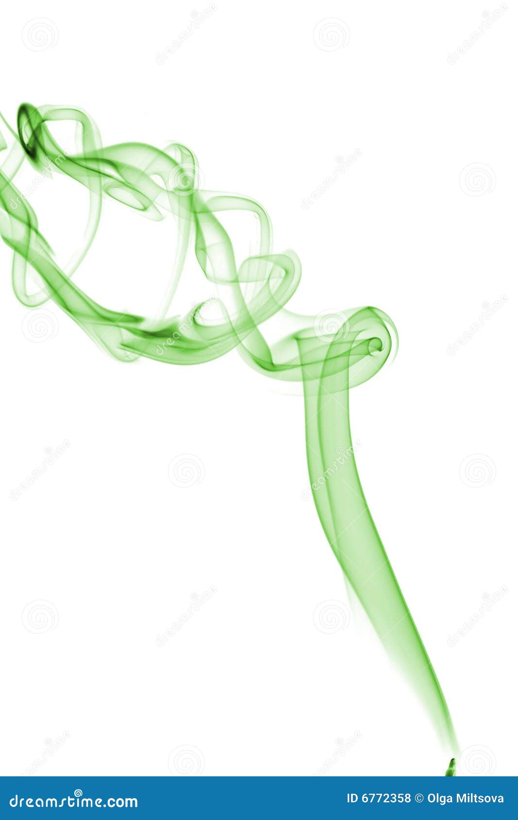Humo verde aislado foto de archivo. Imagen de magia, verde - 6772358