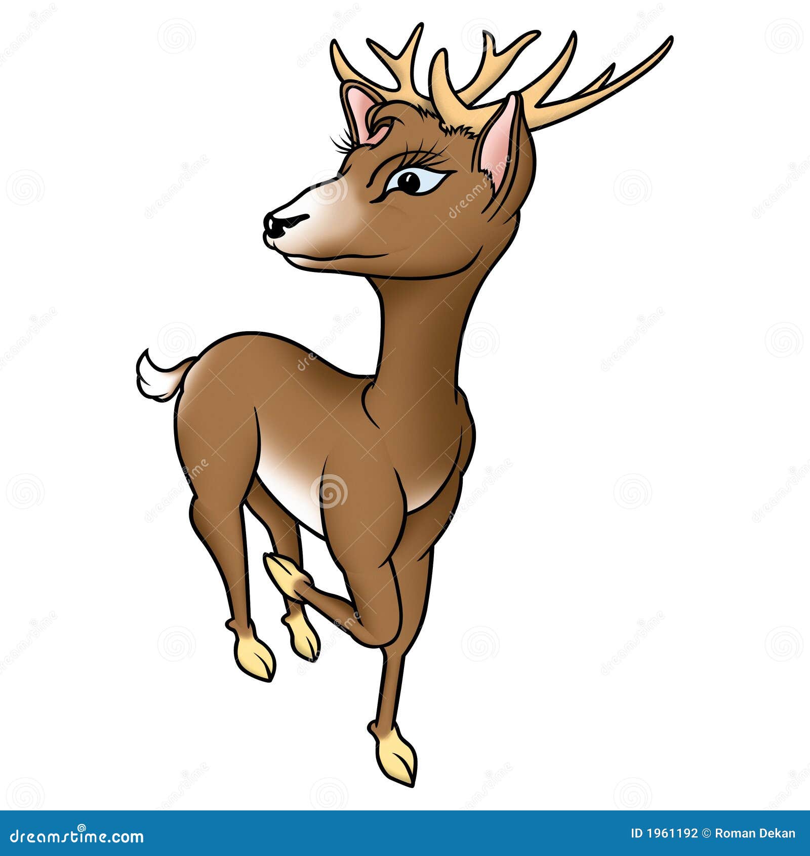 Humorous buck stock illustration. Illustration of hunting - 1961192