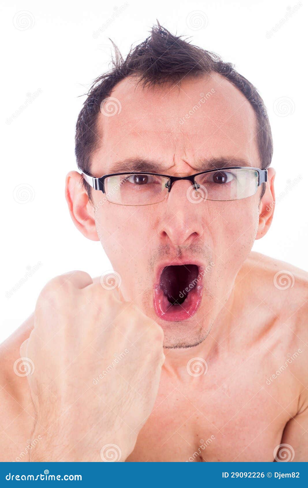 Humorous grimacing man stock photo. Image of face, humorous - 29092226