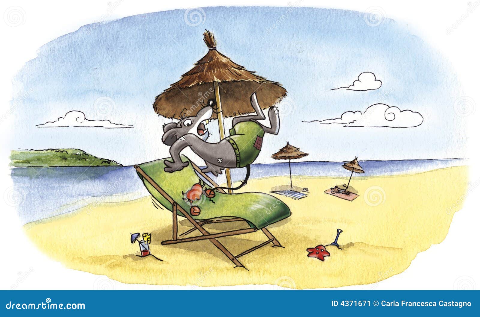 A Mouse Humorous Comics With Mascots And Icons Royalty-Free Stock Image ...