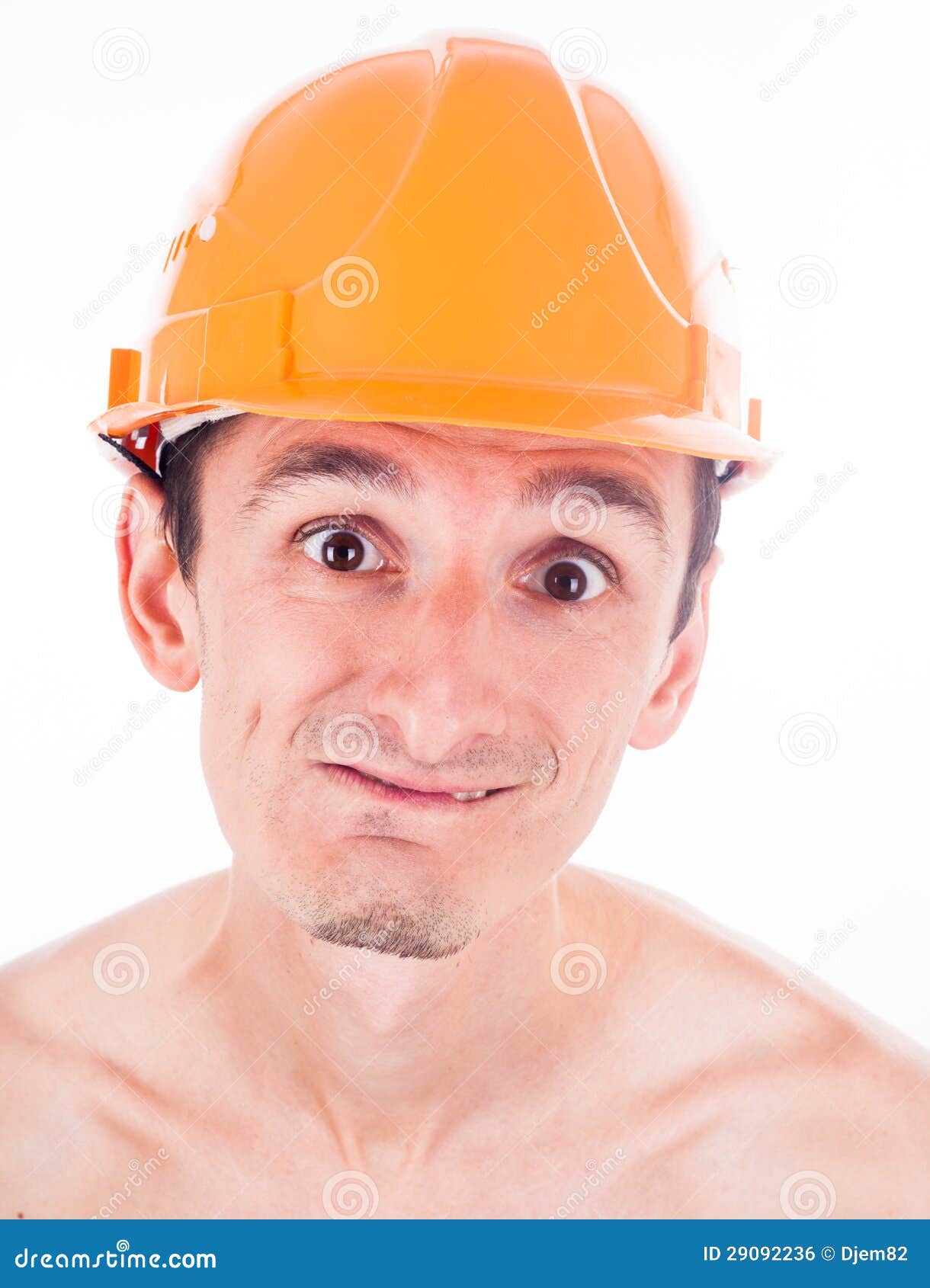 Humorous Portrait of Young Man Stock Photo - Image of friendly, male ...