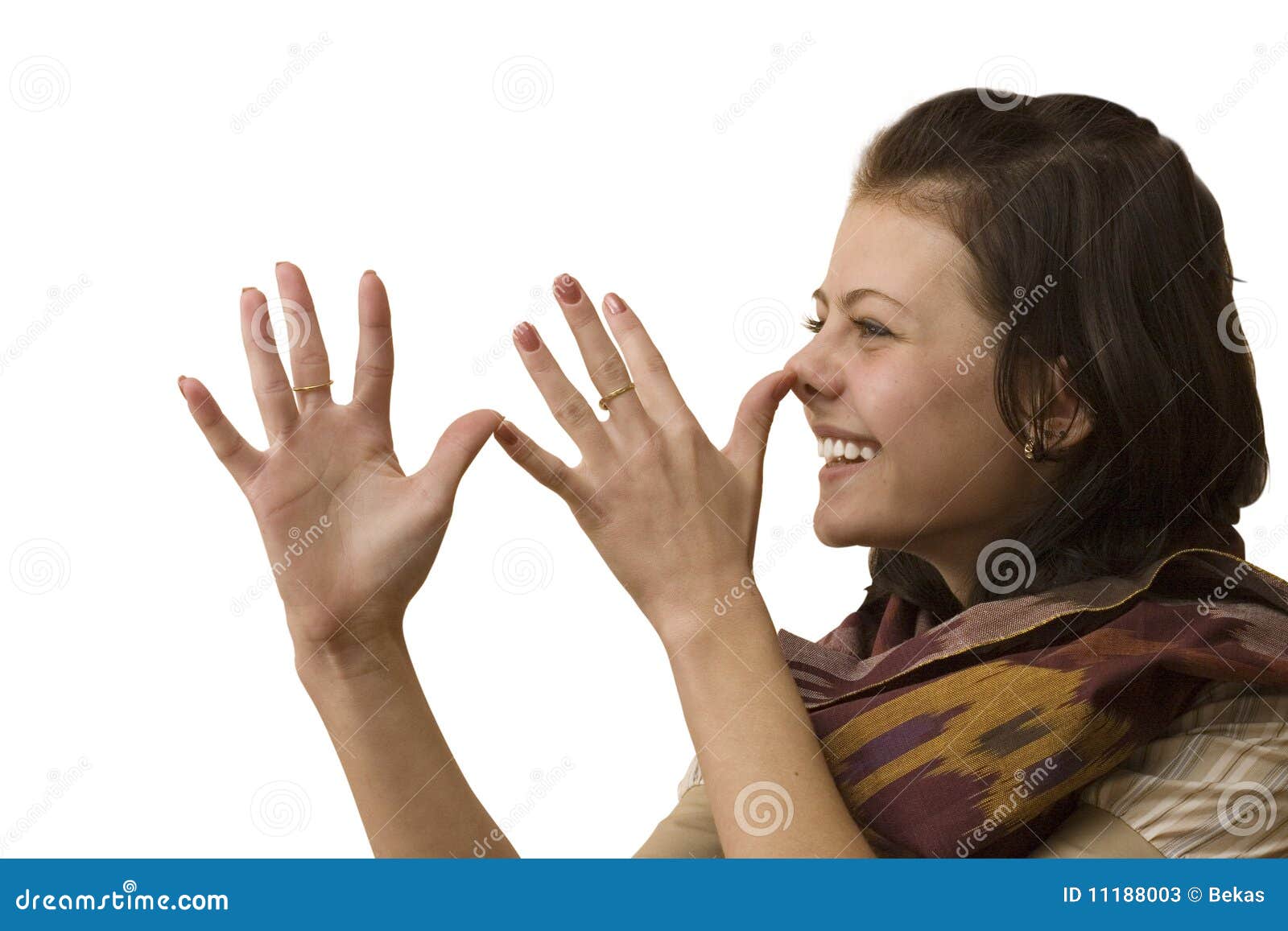 Humorously stock image. Image of fingers, palm, woman - 11188003