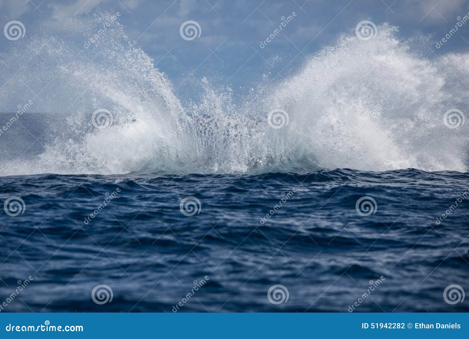 Humpback Splash after Breach Stock Photo - Image of anthropogenic ...
