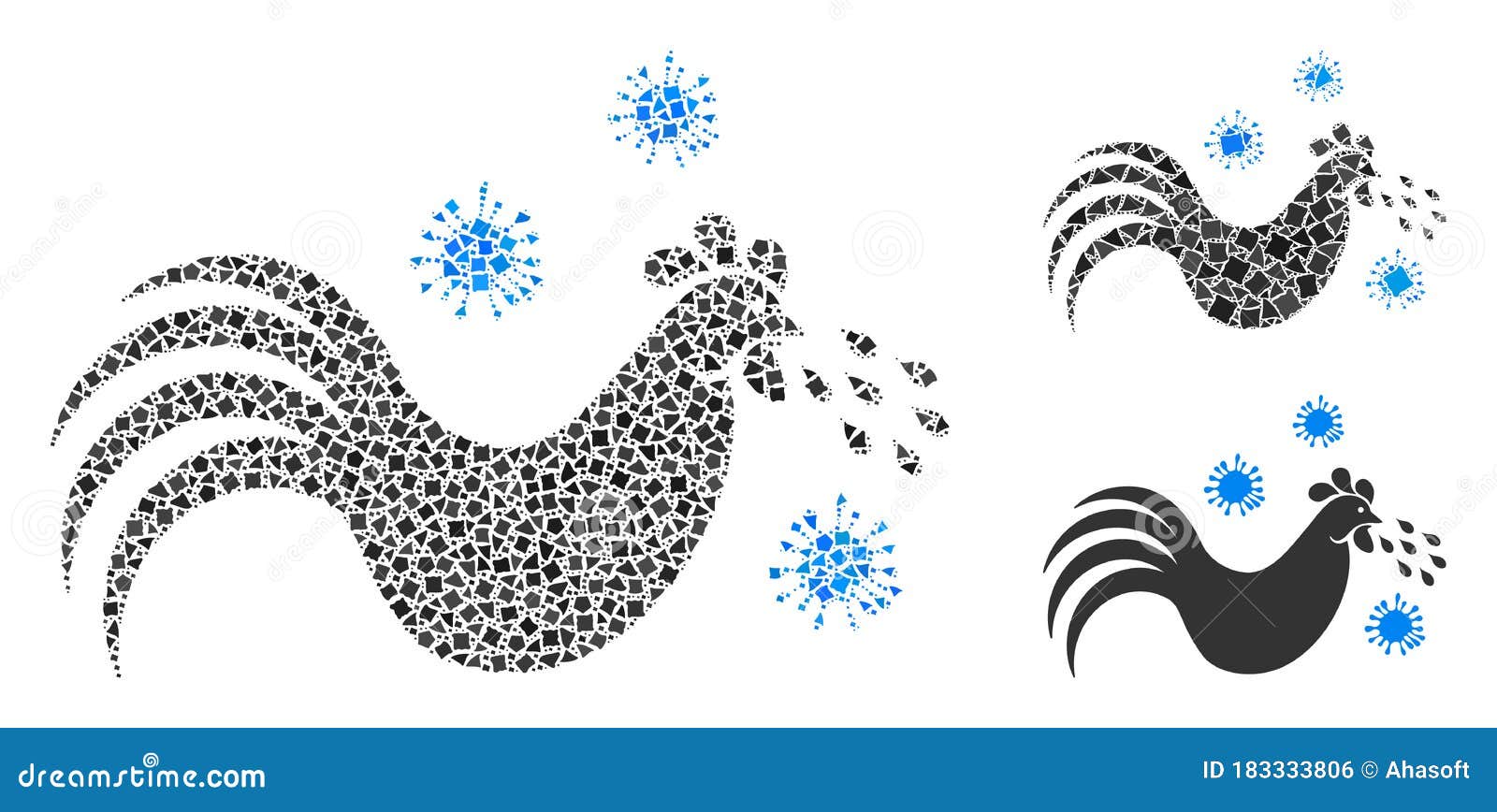 Humpy Pig Icon Collage Royalty-Free Stock Image | CartoonDealer.com ...