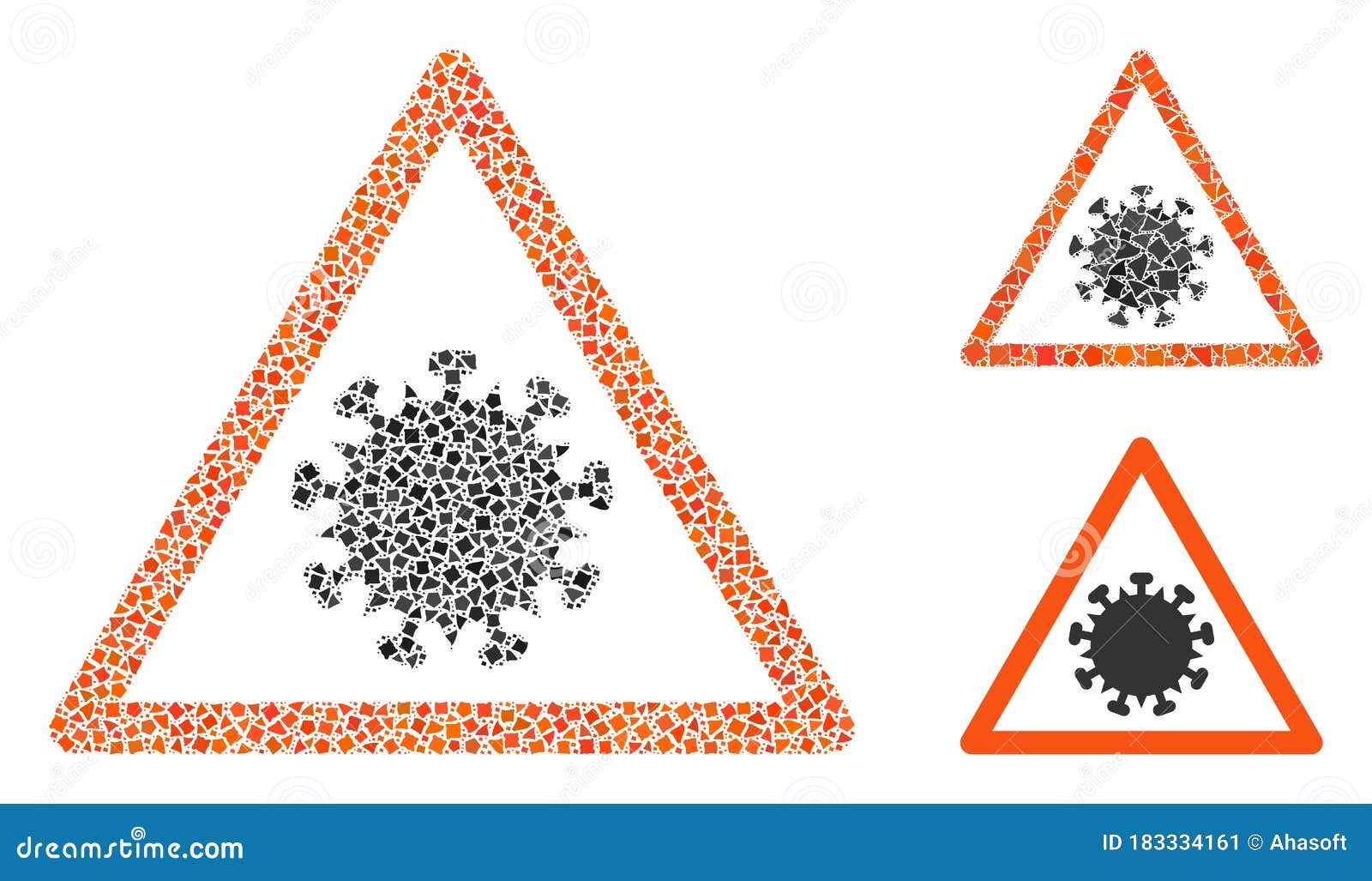 Humpy Virus Replication Icon Collage Royalty-Free Stock Photo ...