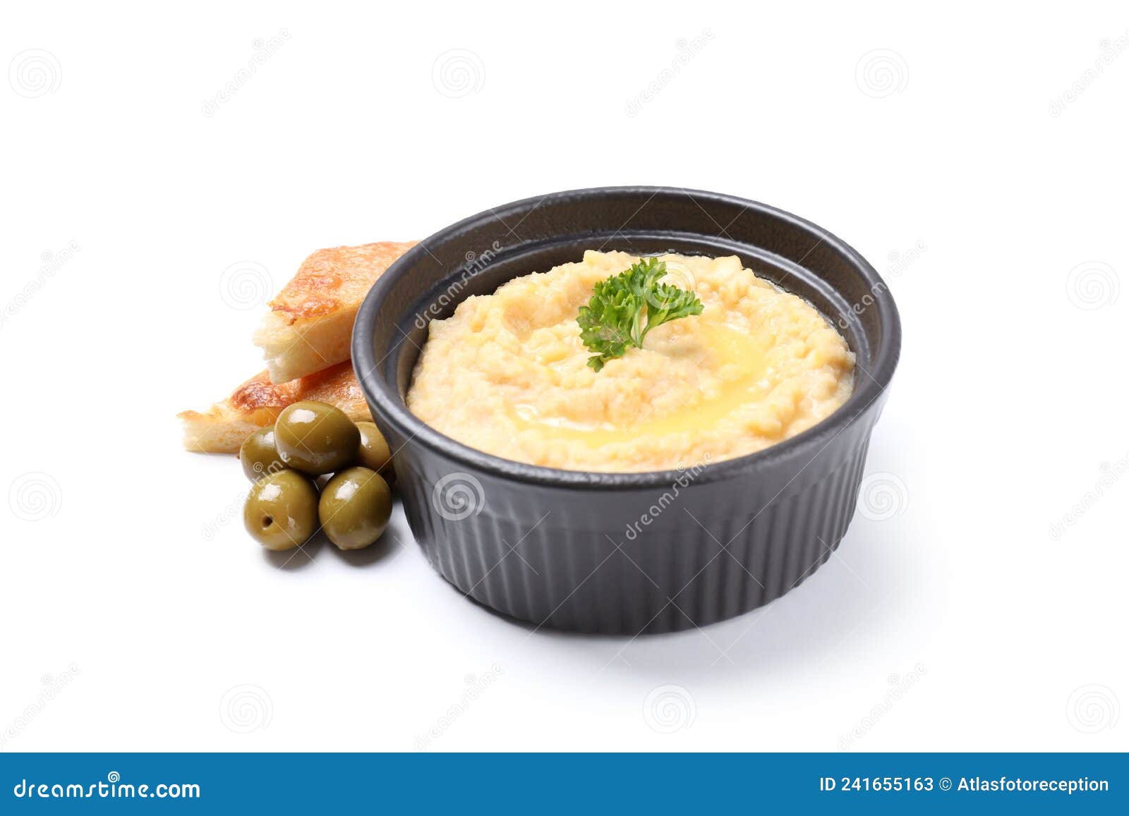 Humus Aislado Sobre Fondo Blanco Imagen de archivo - Imagen de fondo ...