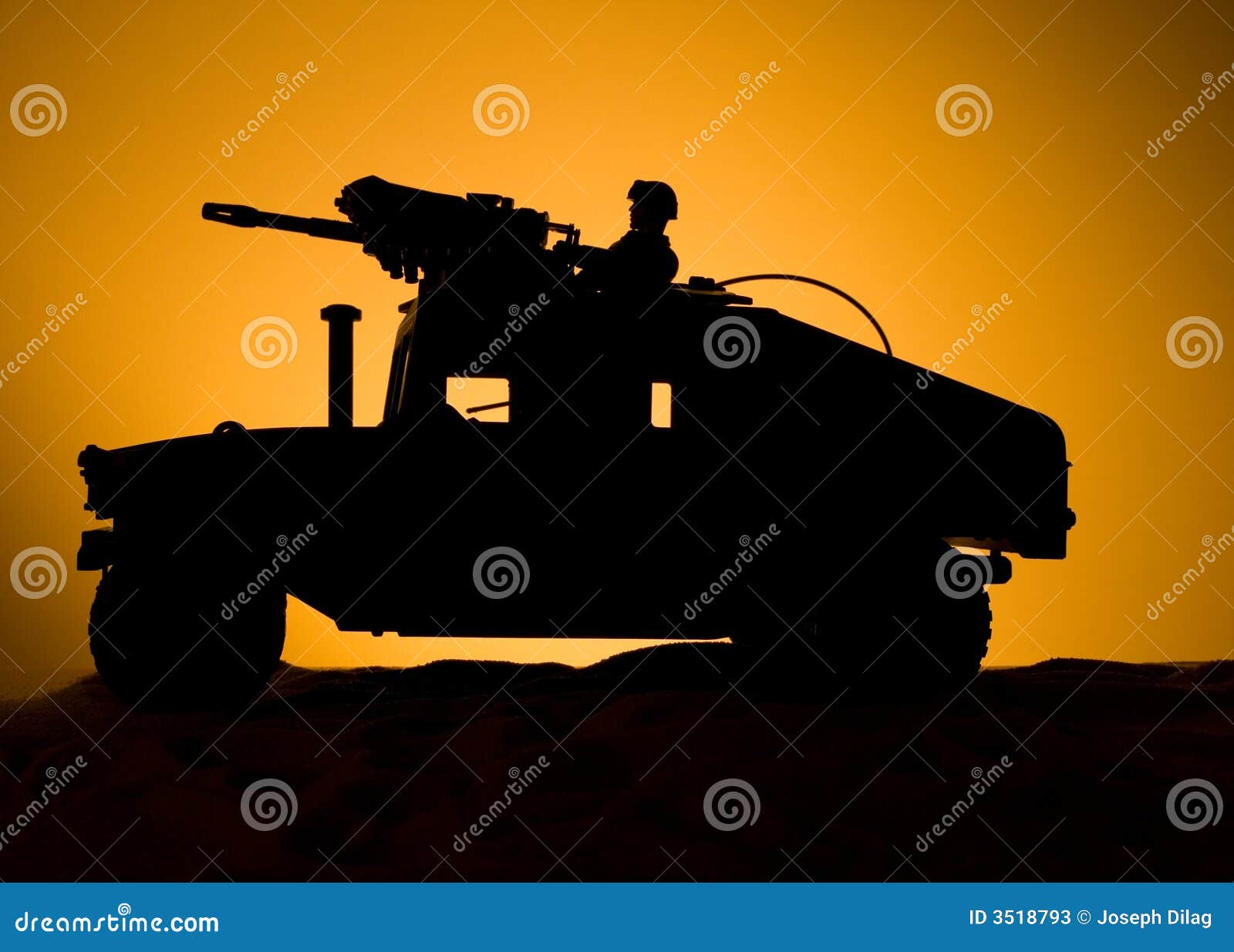 Humvee stock image. Image of army, sunset, combat, isolated - 3518793