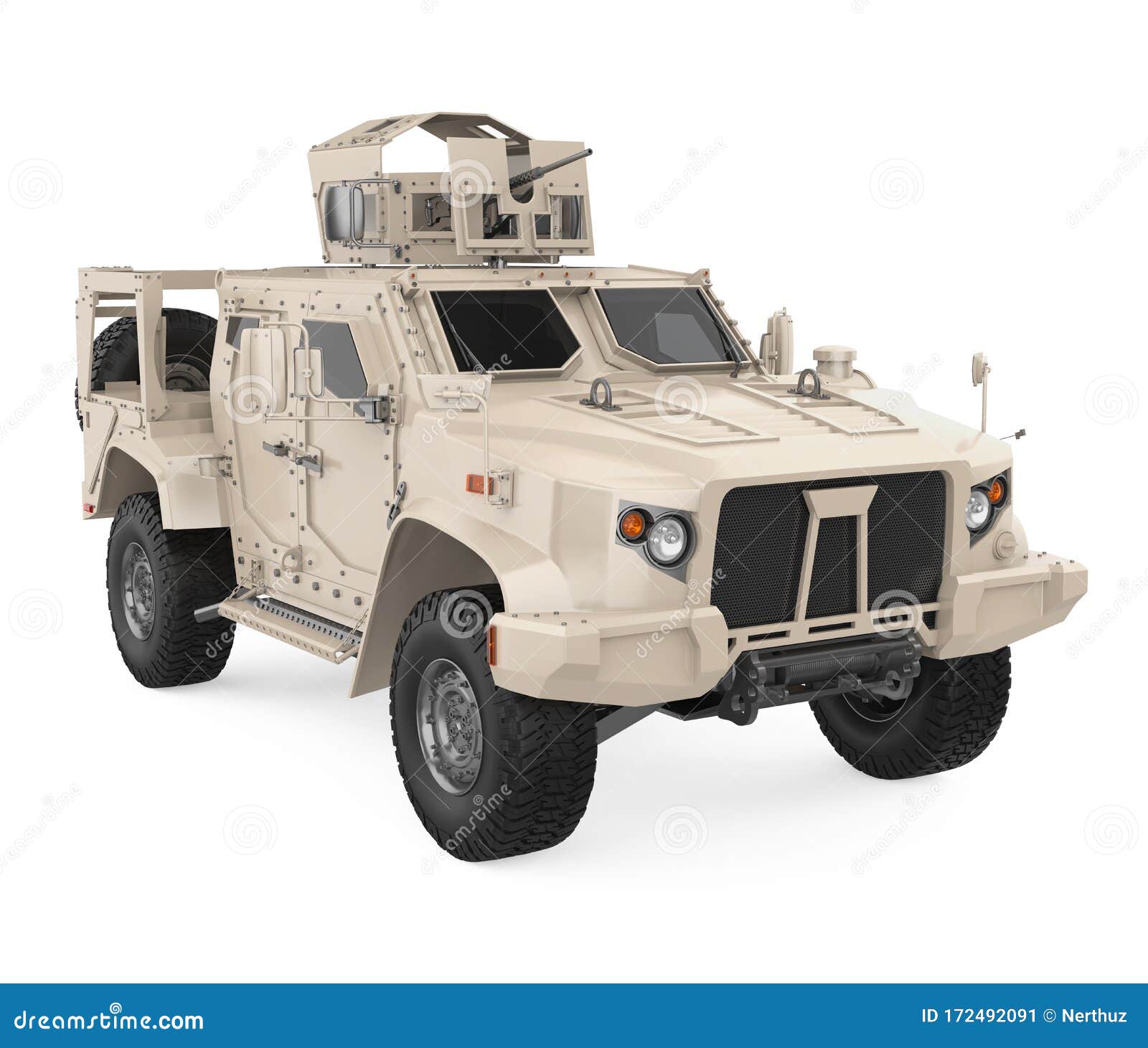 Humvee High Mobility Multipurpose Wheeled Vehicle Isolated Stock ...