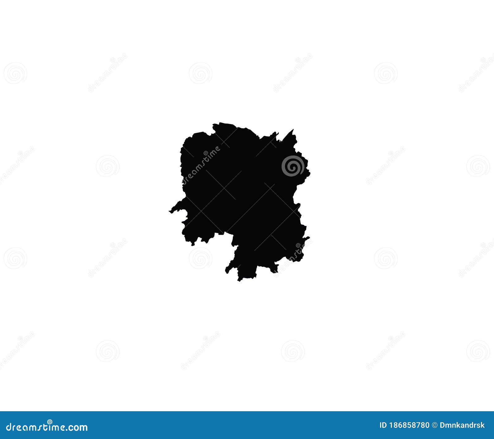 Hunan map China province stock vector. Illustration of china - 186858780