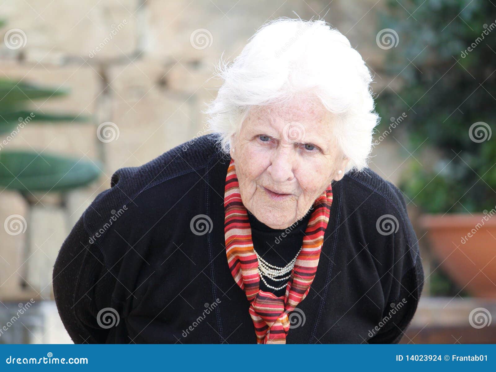 Hunched Back In Elderly