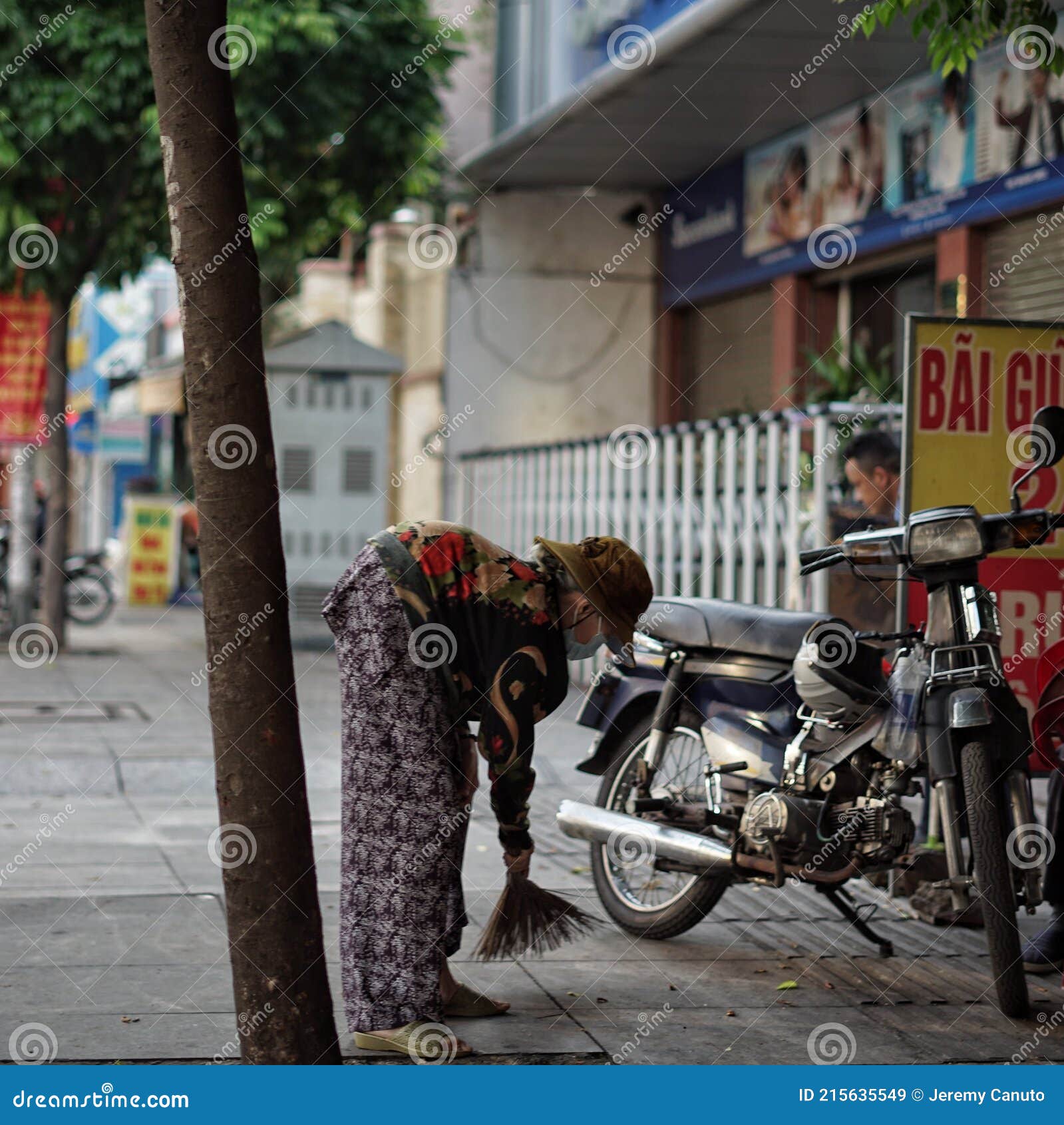 Hunched Back In Elderly