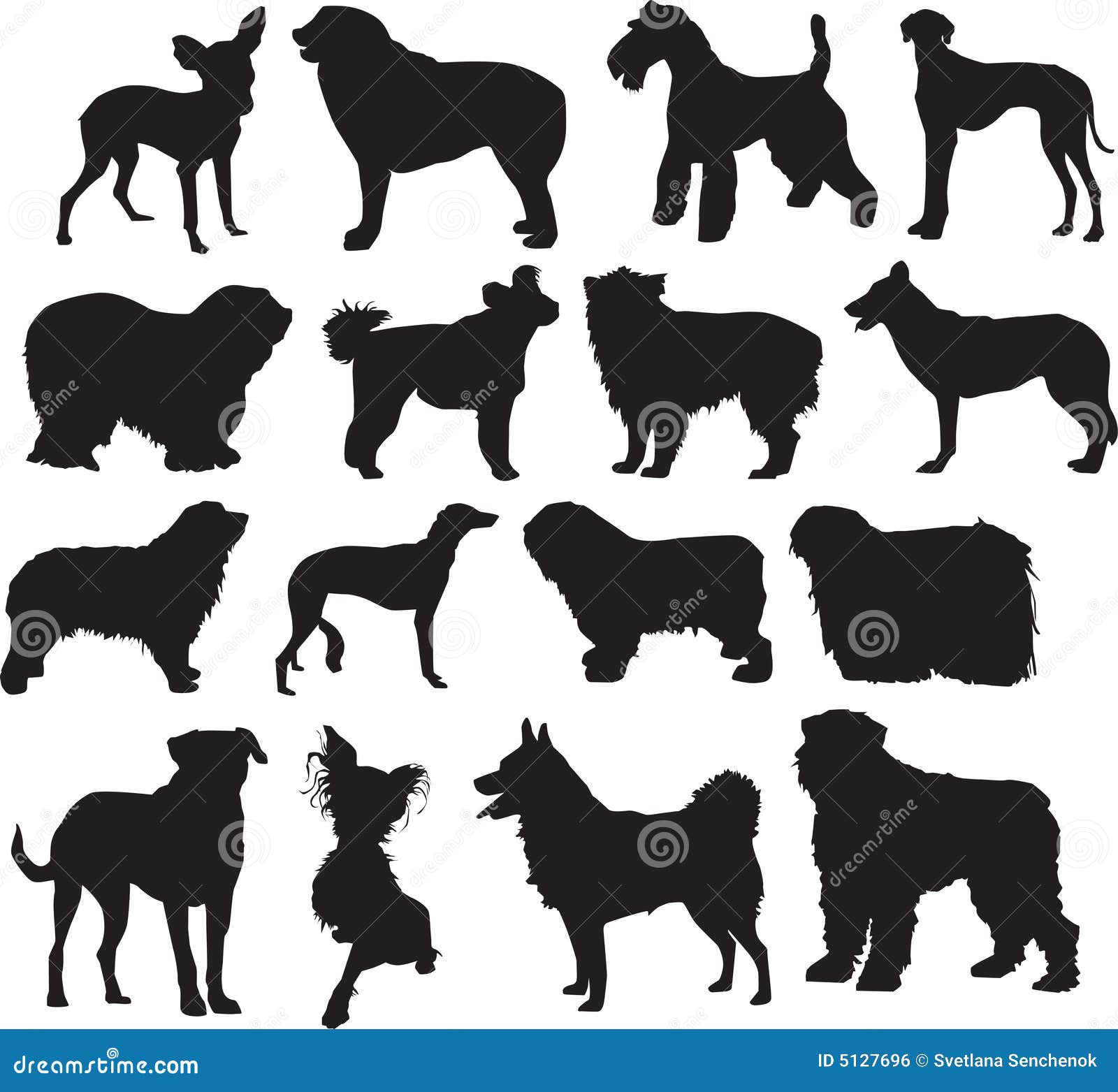 Hunde, Skizze stock abbildung. Illustration von haustier - 5127696