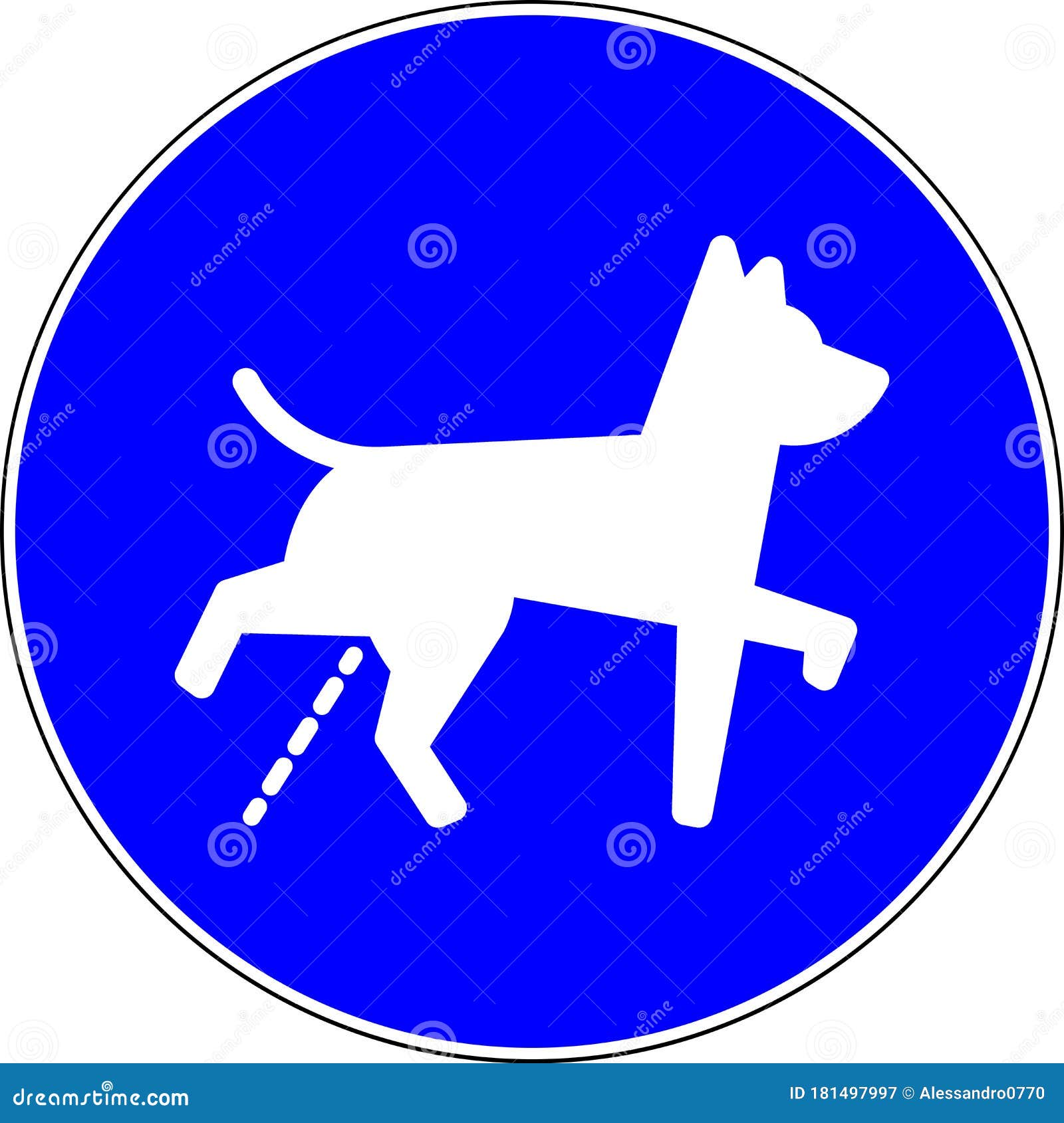 Hundepipi erlaubte Zeichen stock abbildung. Illustration von auslegung ...