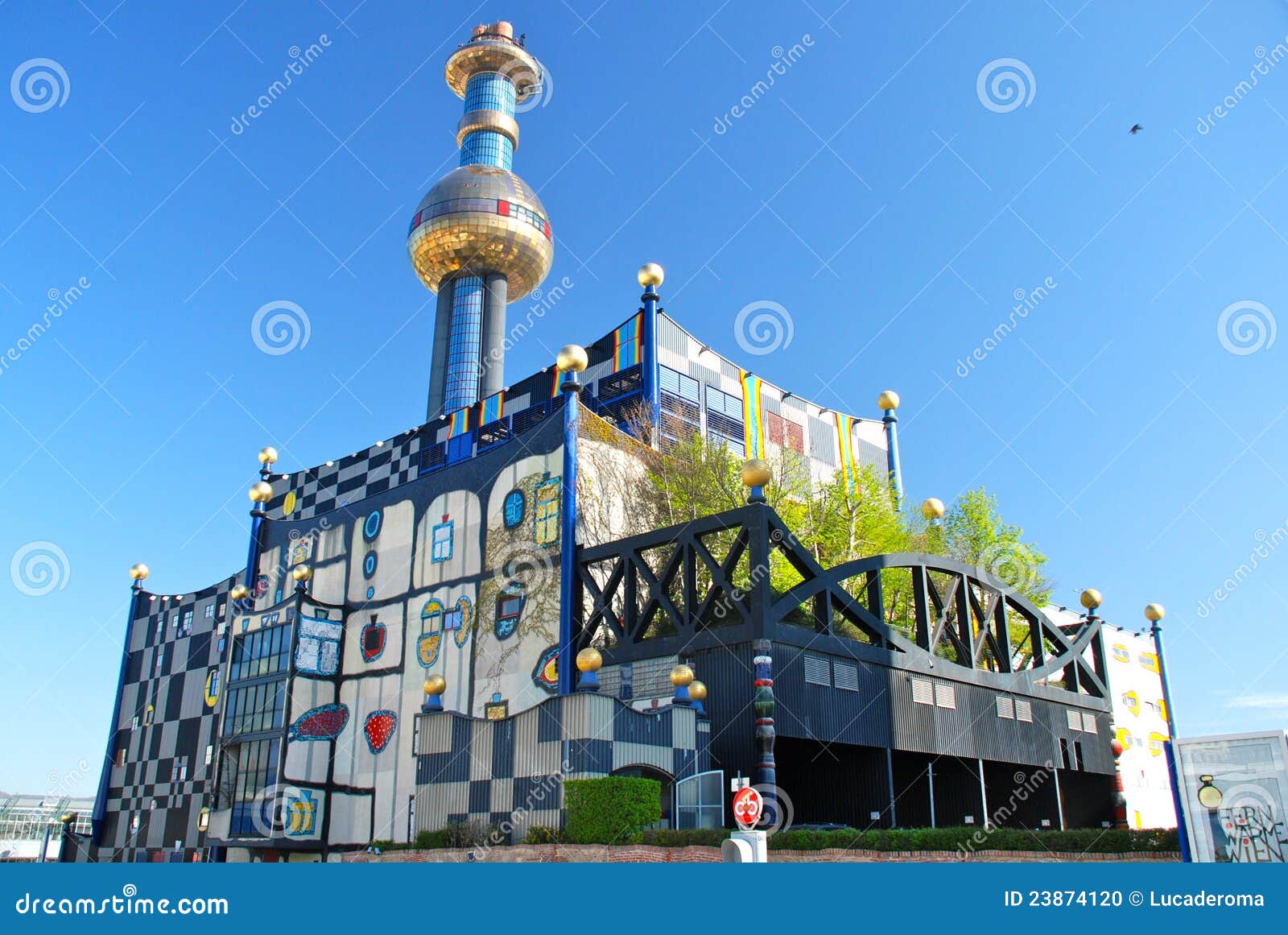 Hundertwasser District Heating Plant in Vienna Editorial Image - Image ...