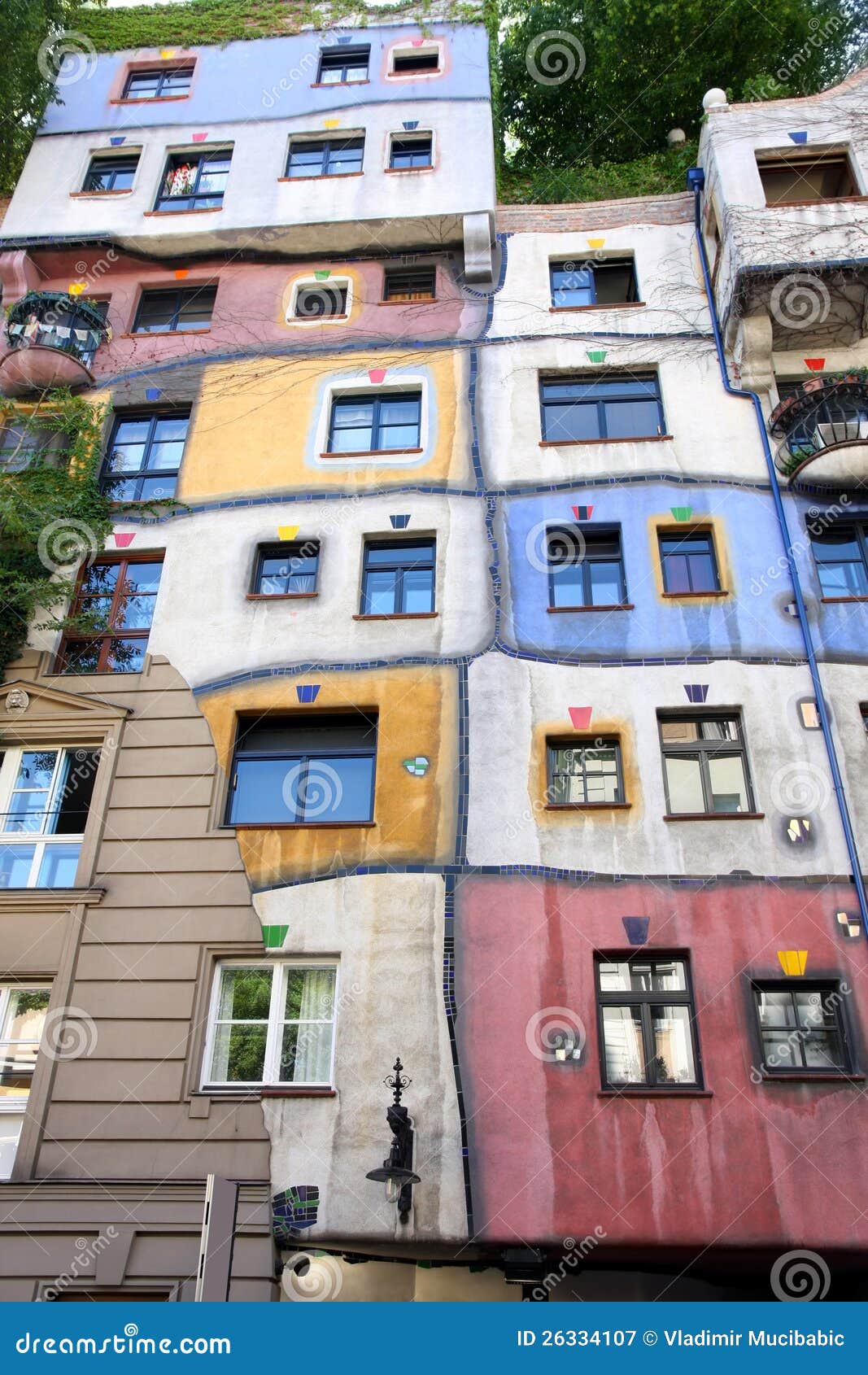 Hundertwasser House Stock Photography | CartoonDealer.com #13876172
