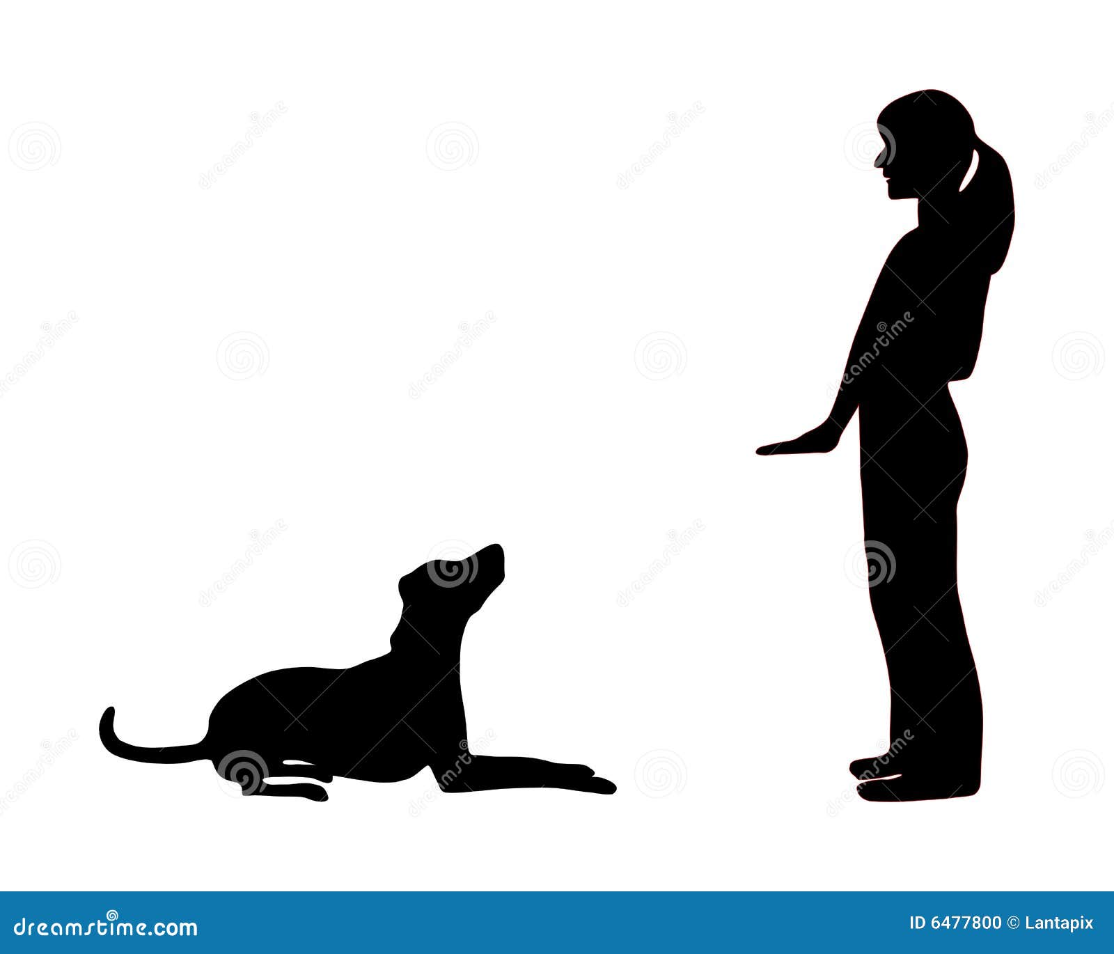 Hundetraining (Gehorsam) vektor abbildung. Illustration von gehorsam ...