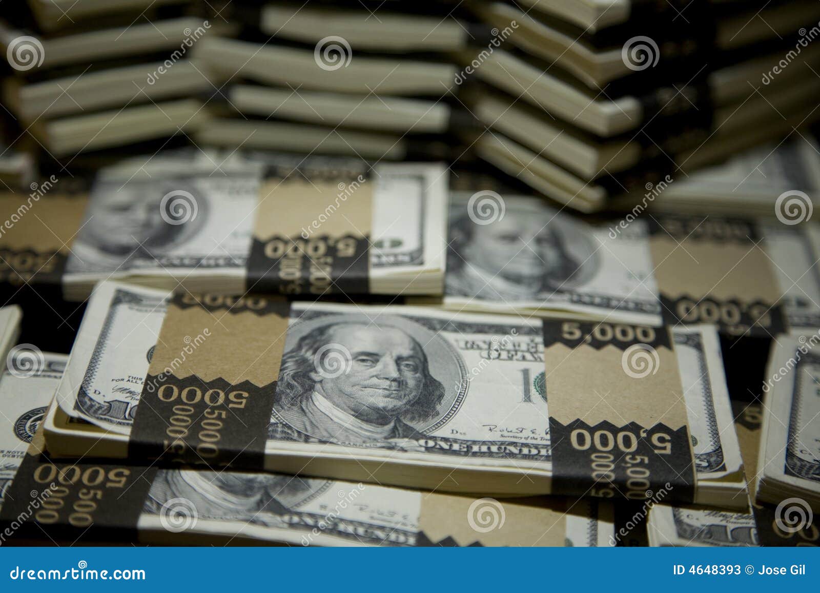 5000 Dollars In 100 Dollar Bills
