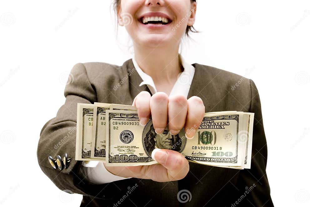 Hundred dollar bills stock photo. Image of happy, funds - 3053756