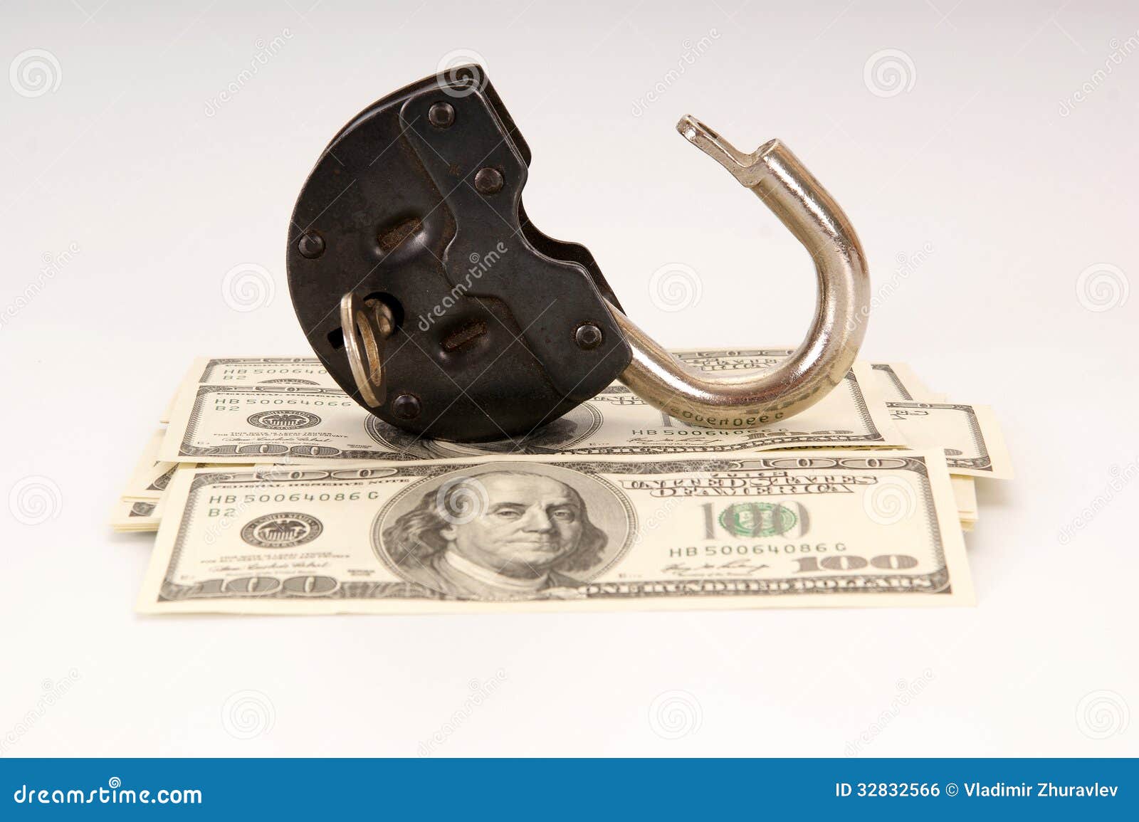 Hundred Dollar Bills Money and a Big Old Castle Stock Photo - Image of ...