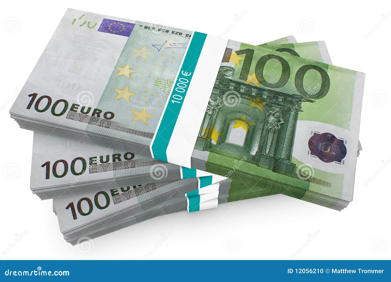 Euro Bundles Of Bills In A Box Royalty-Free Stock Image | CartoonDealer ...