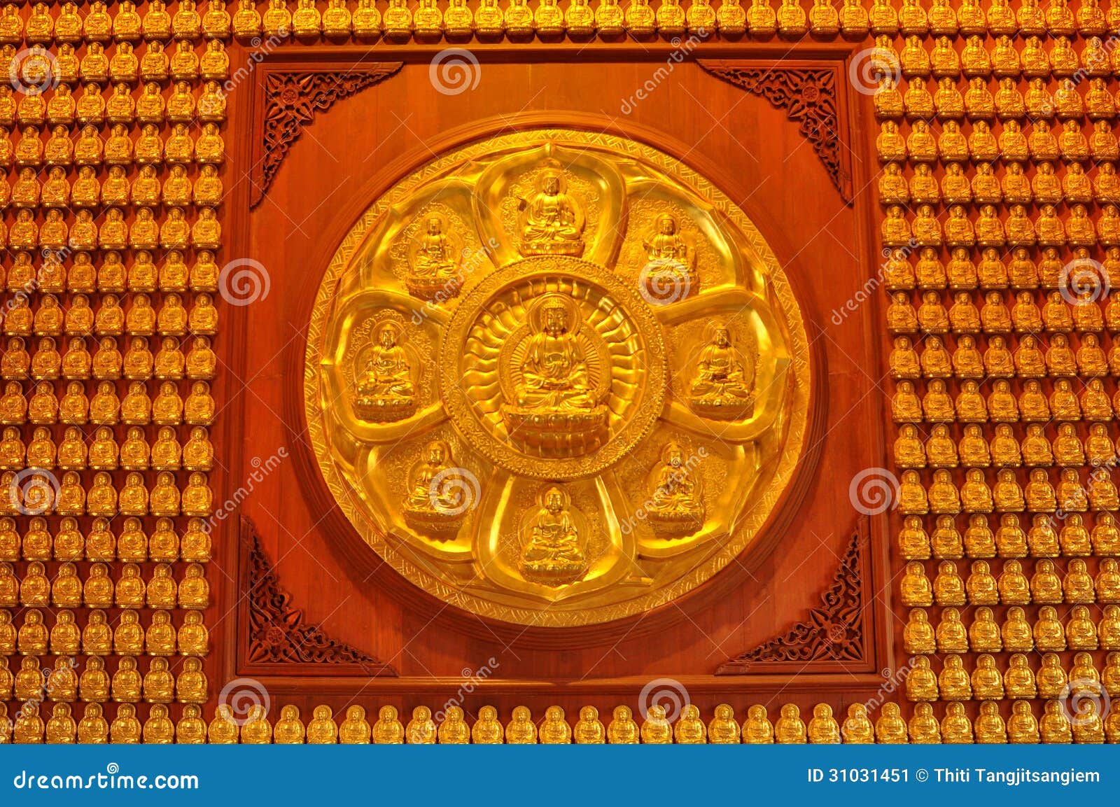 Hundred thousand of budish stock image. Image of buddhism - 31031451