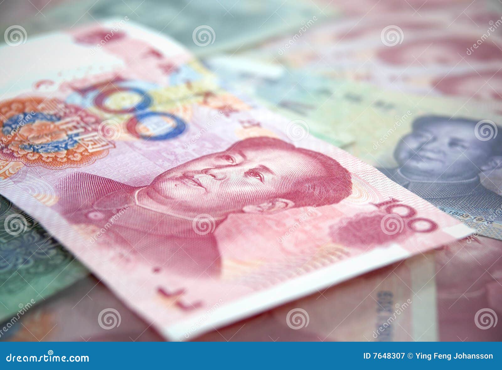 Hundred yuan note stock image. Image of bill, currency - 7648307