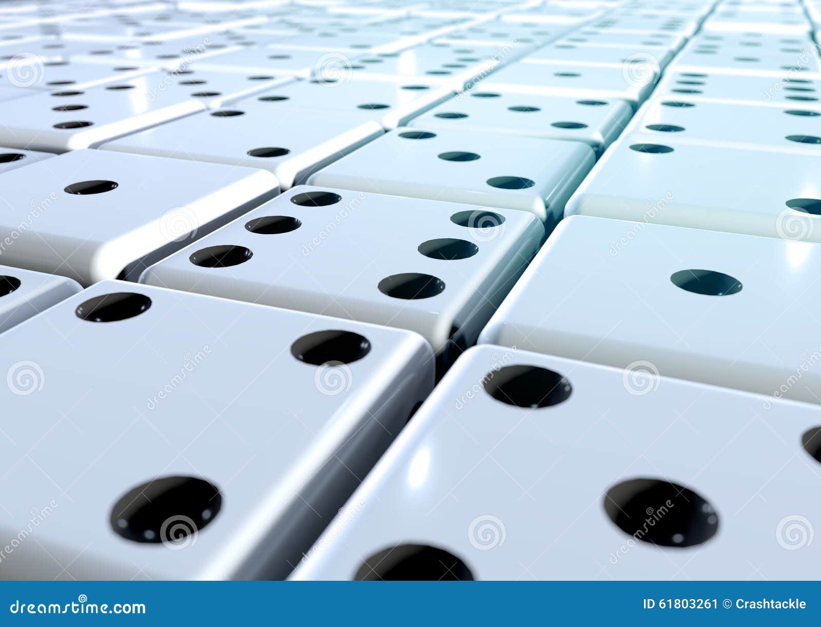 Hundreds of Dice Fading into the Distance. Stock Image - Image of ...